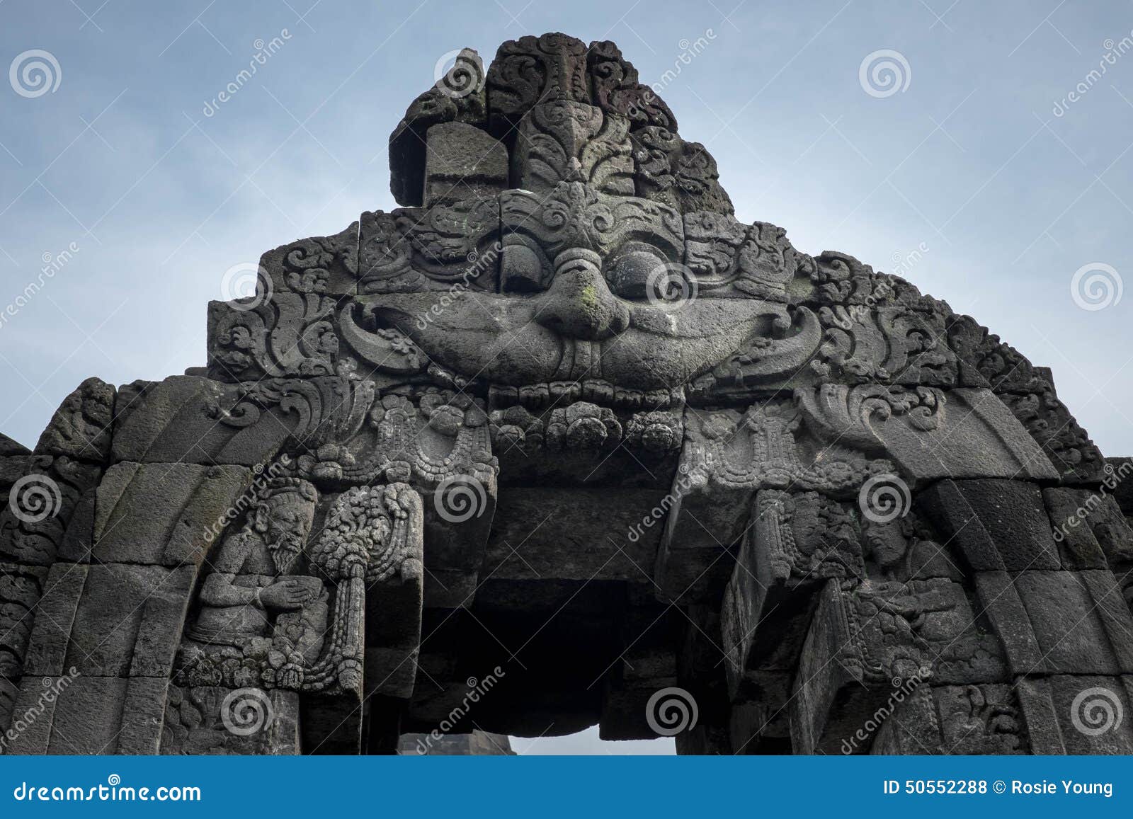 Temple archway stock photo. Image of indonesian, arch - 50552288