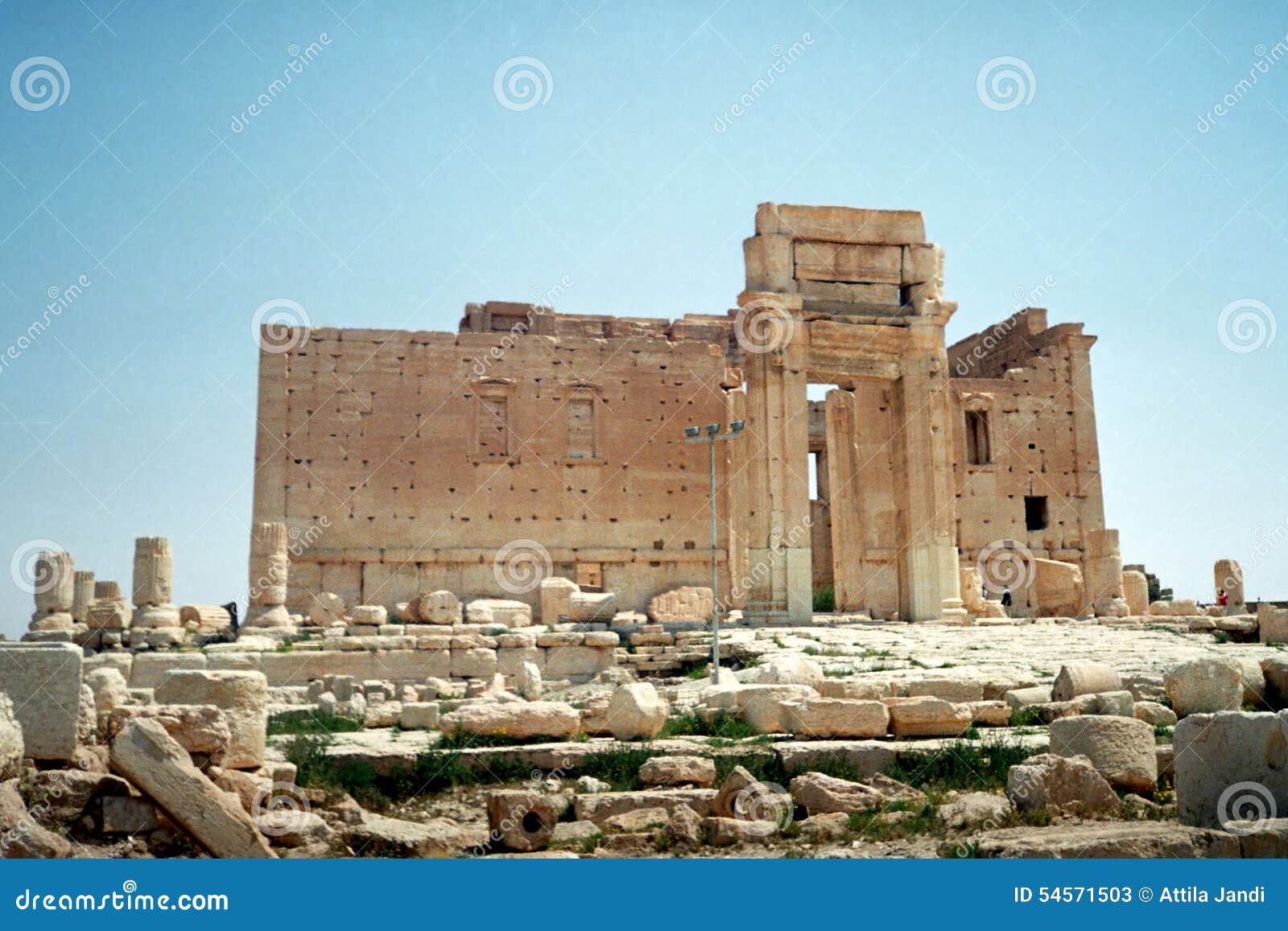 Temple of Baal, Palmyra, Syria Stock Image - Image of religion, palmyra ...
