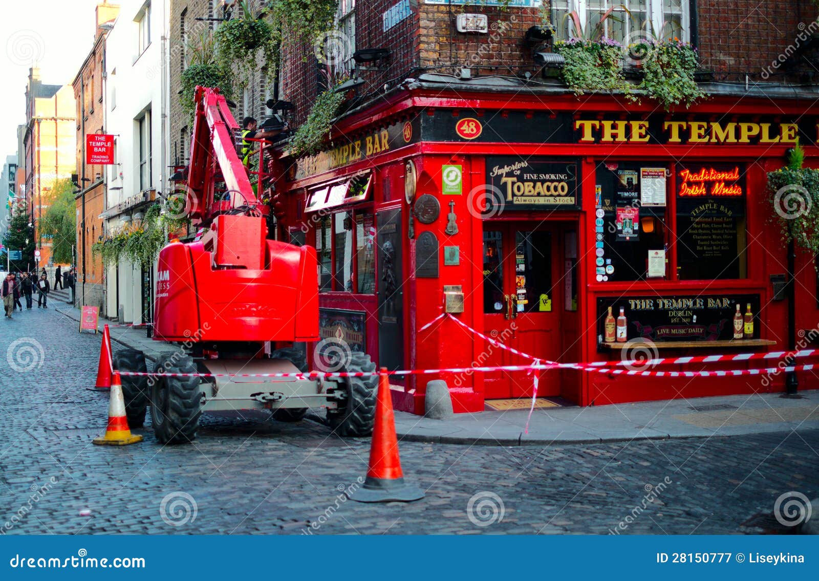 Temple Bar Area in Dublin. Ireland Editorial Photography - Image of ...