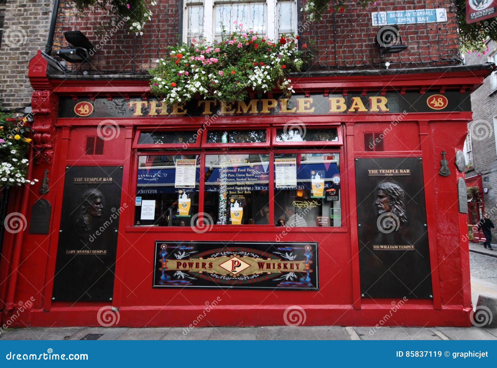 The Temple Bar Restaurant in Dublin Editorial Stock Image - Image of ...