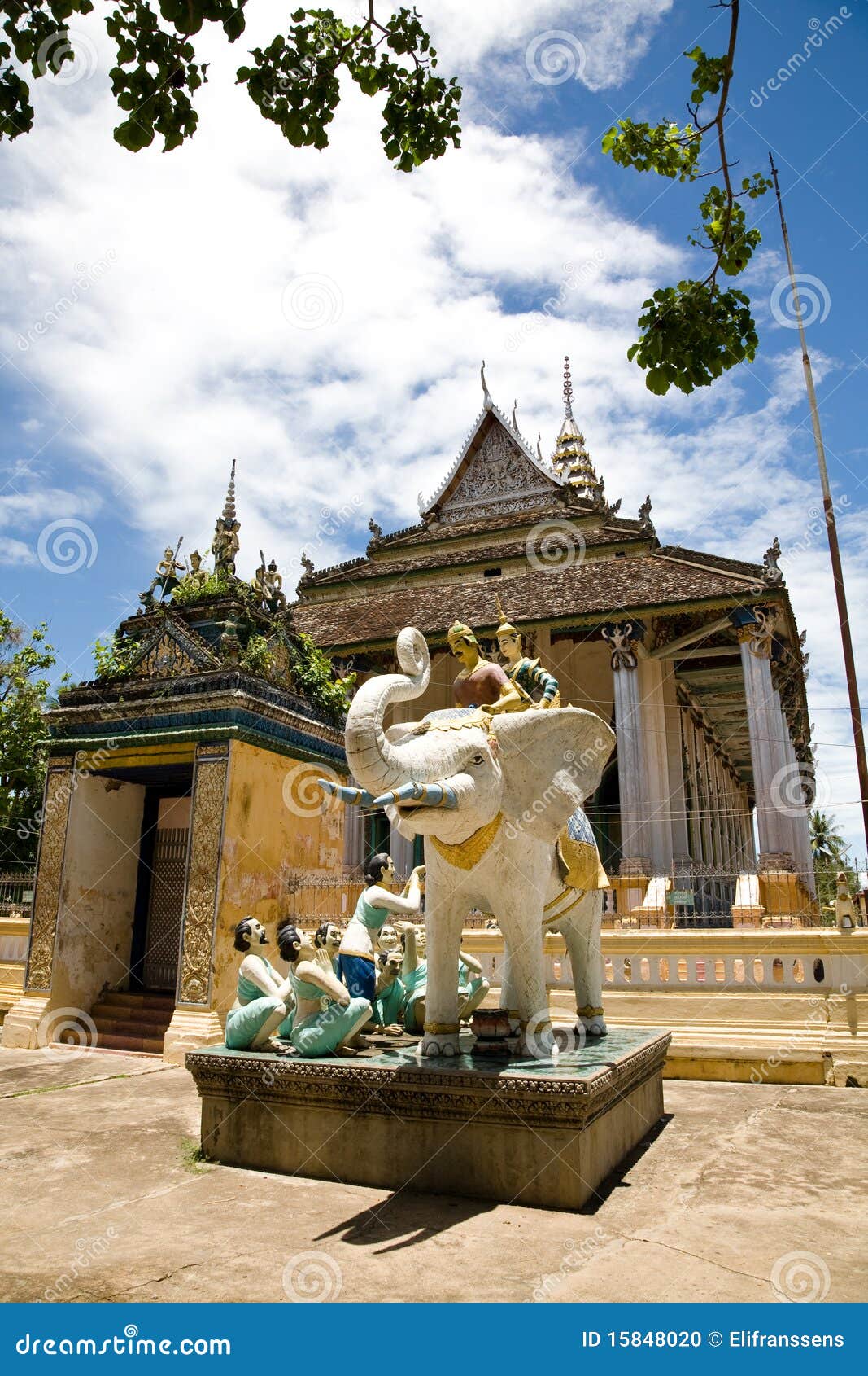 Temple, Battambang, Cambodia Stock Photo - Image of battambang ...