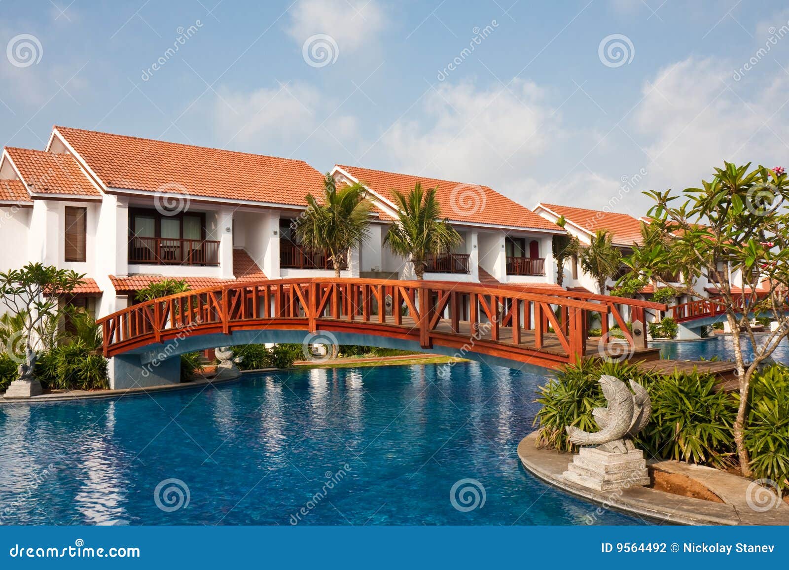 Temple Bay Resort in India stock photo. Image of nadu - 9564492