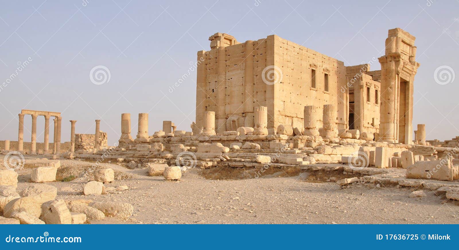 Temple of Bel - Palmyra, Syria Stock Image - Image of attraction ...