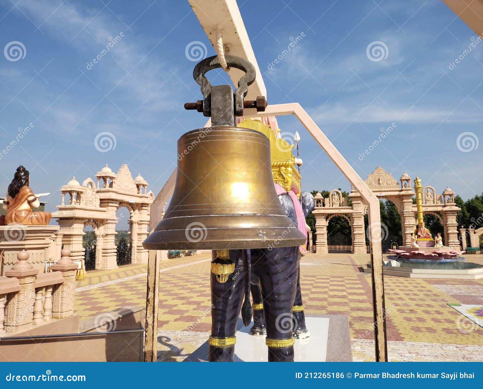 Bell In Indian Temple Stock Image | CartoonDealer.com #50608453