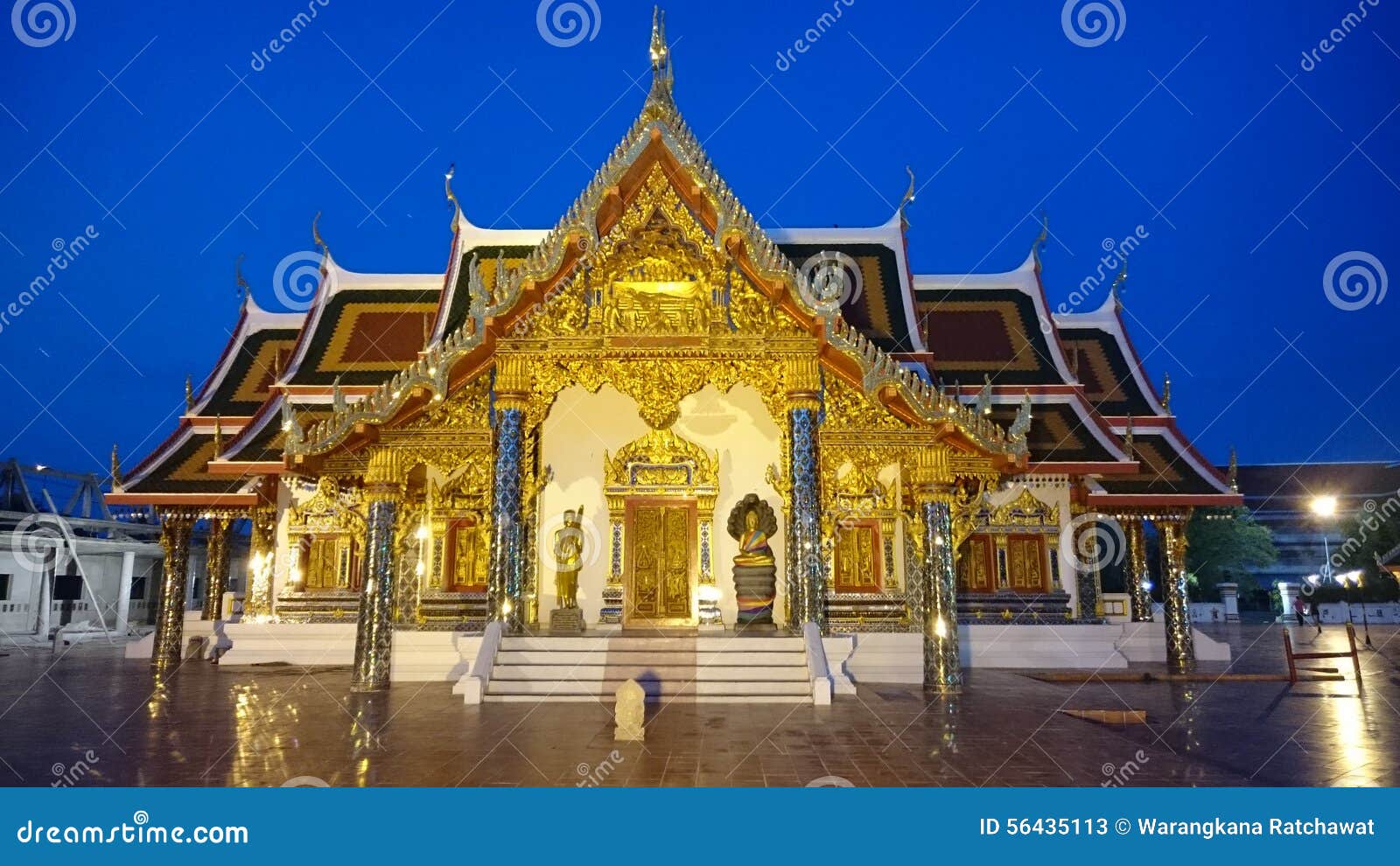 Temple stock image. Image of buddhist, building, tourism - 56435113