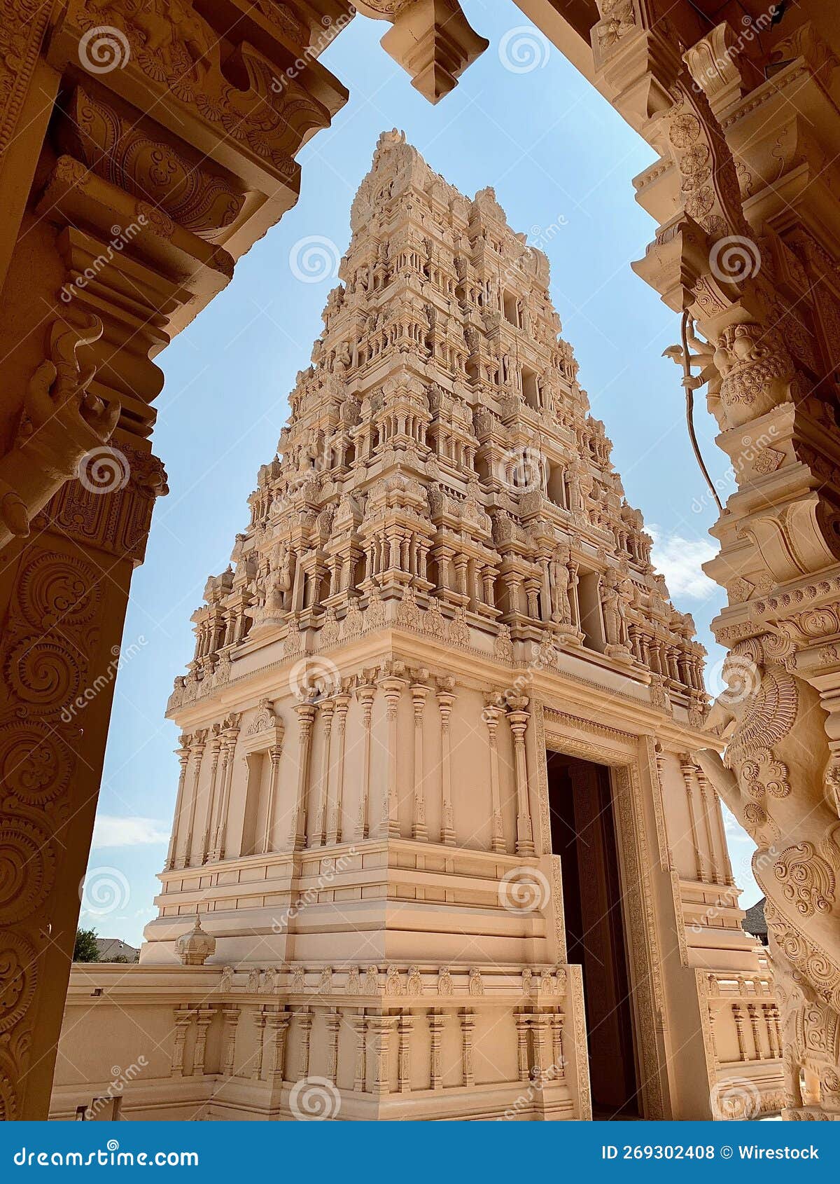 Temple Building in Khajuraho Stock Photo - Image of dome, tourism ...
