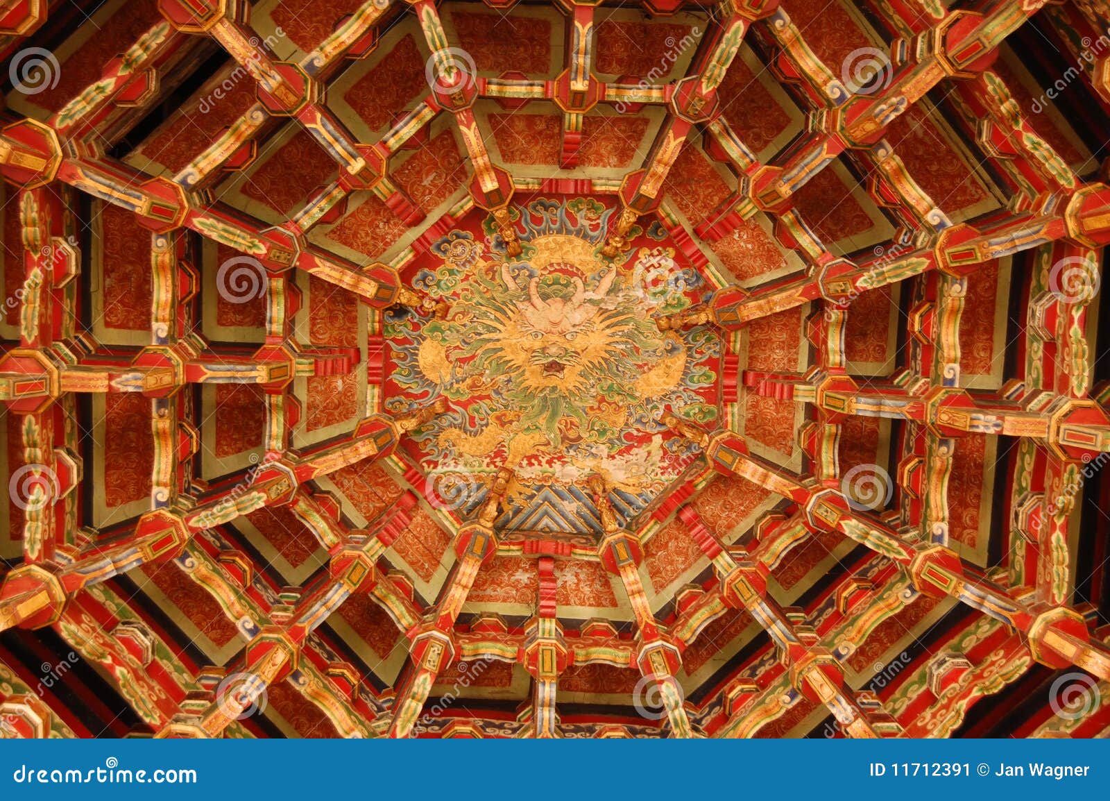 Temple ceiling stock image. Image of religion, painting - 11712391