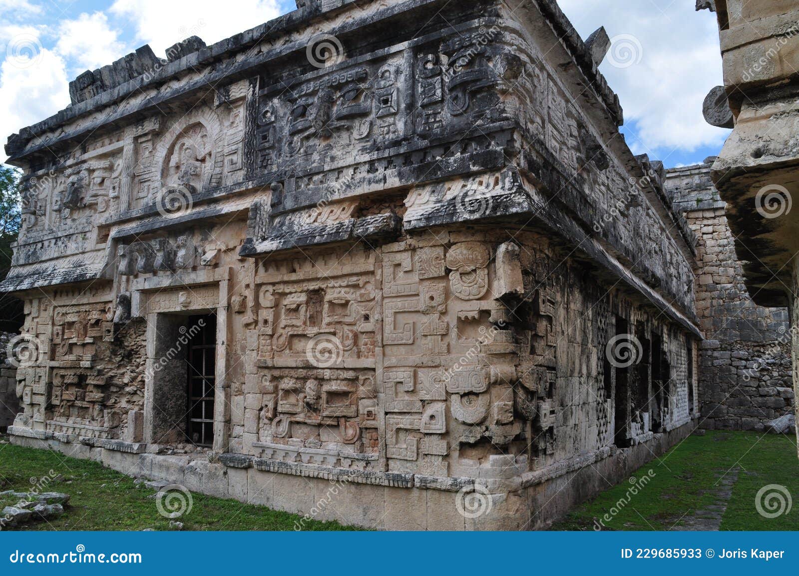Temple at the Chichen Itza Archaeological Site, Mexico Stock Image ...