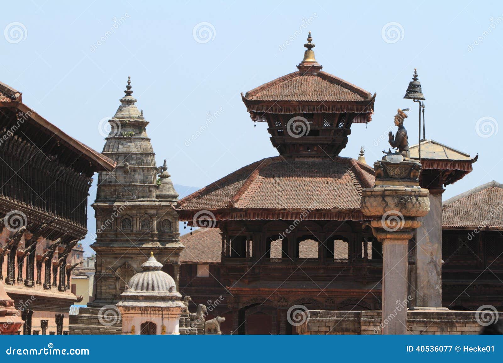 Temple City Bhaktapur stock image. Image of baktapur - 40536077