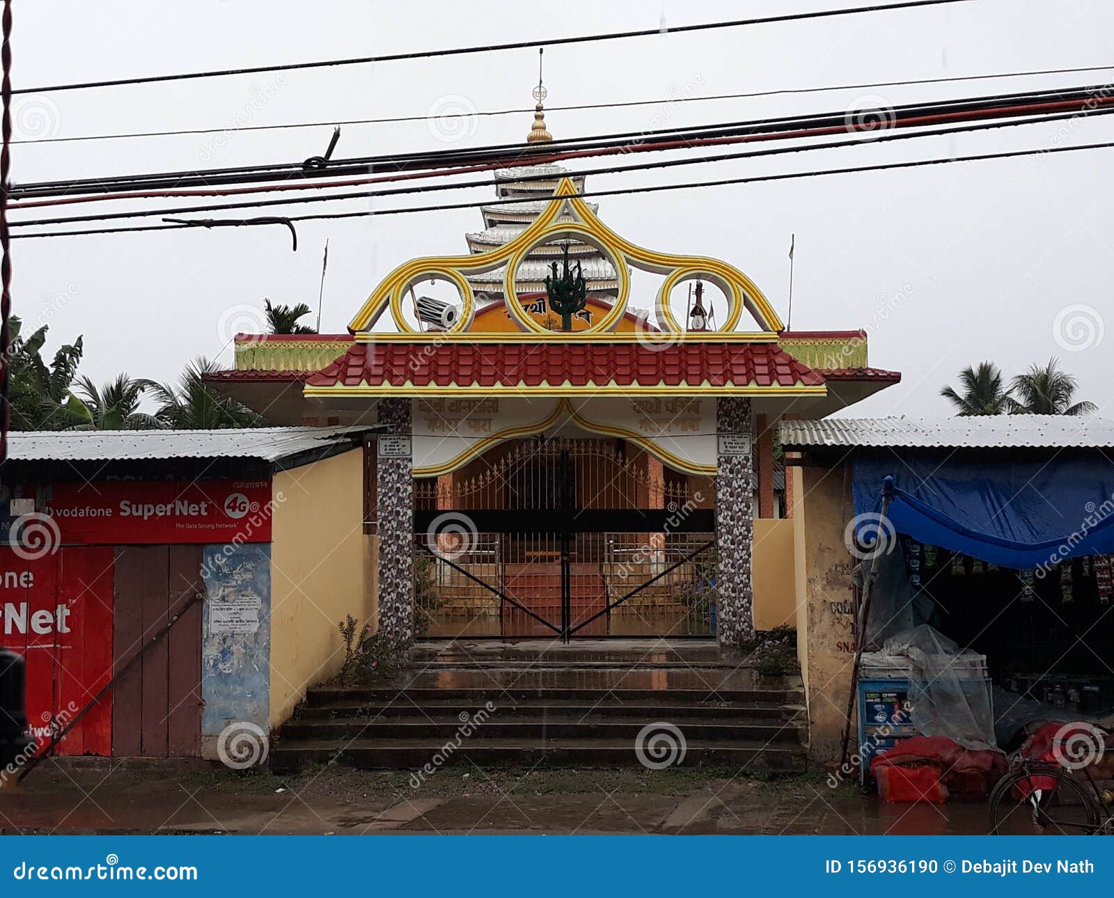 Temple d'Assam image éditorial. Image du temple, assam - 156936190