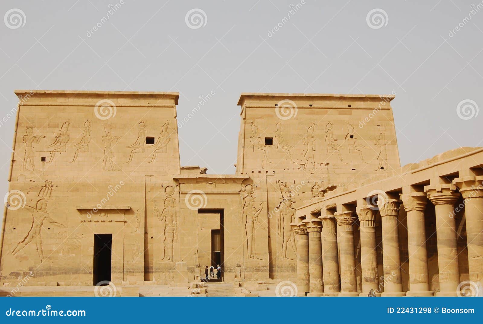 Temple D'ISIS Dans Philae, Egypte Photo stock - Image du assouan ...