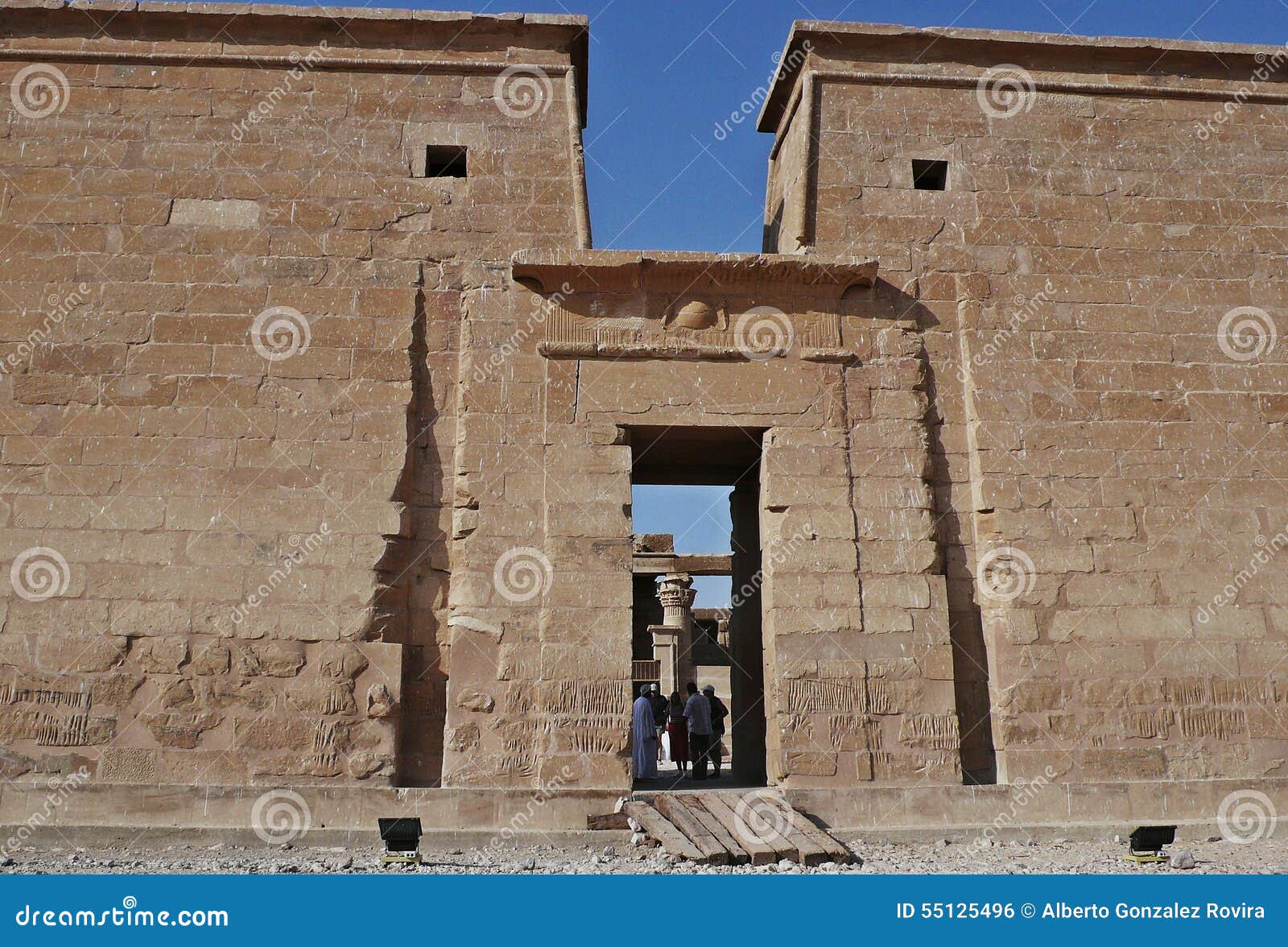 Temple of dakka editorial photo. Image of ruins, landscape - 55125496