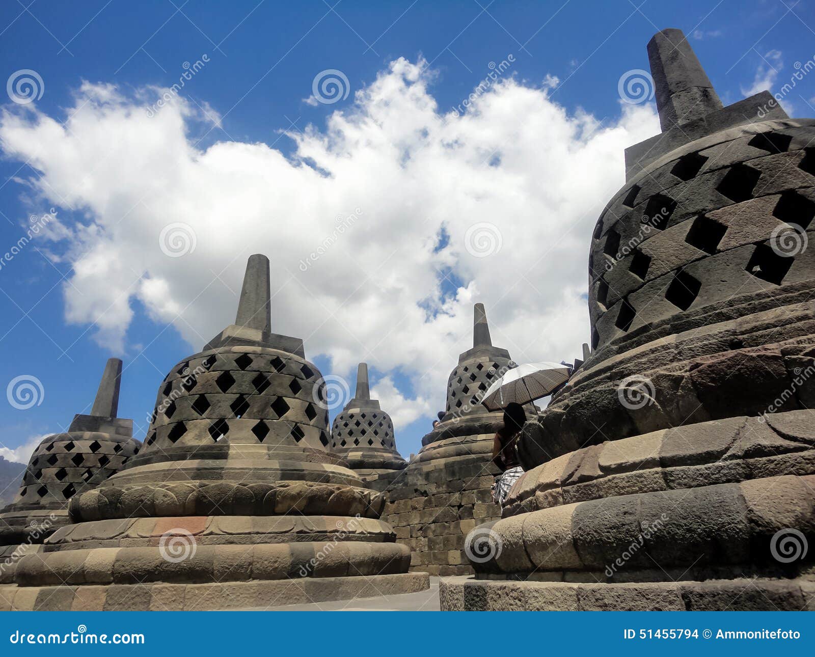 Temple De Borobudur En Indonésie Image stock éditorial - Image du ...