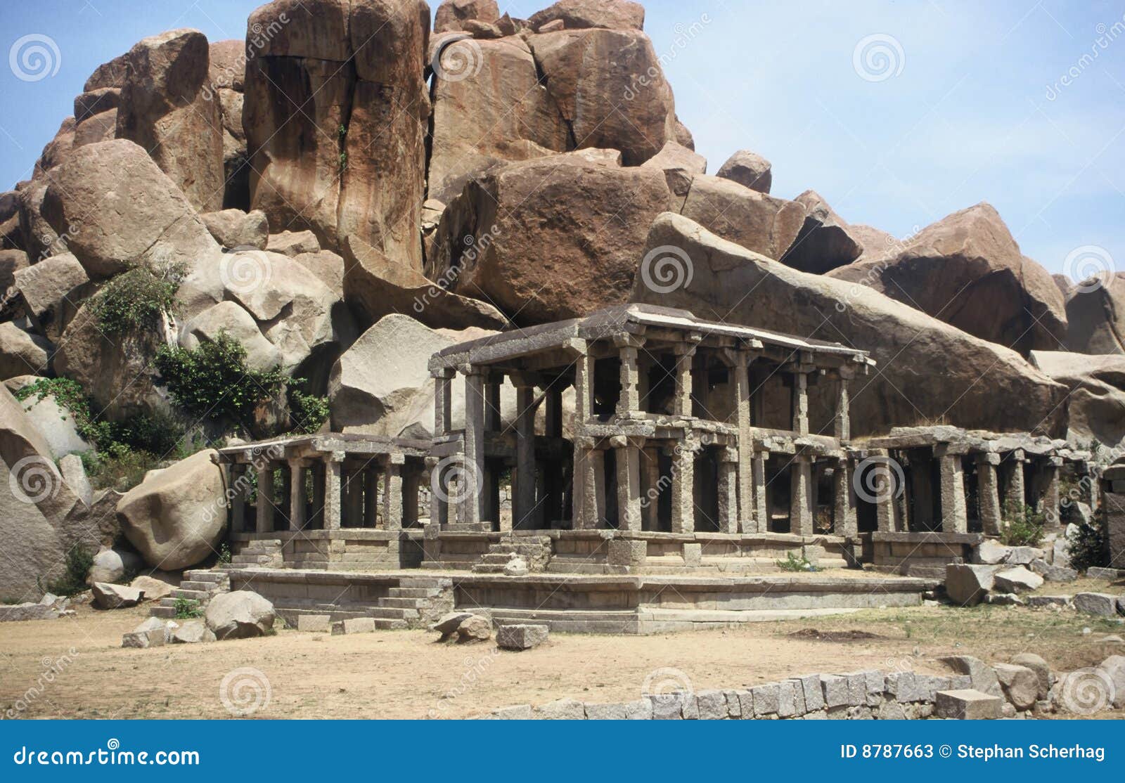 Temple de l'Inde de hampi image stock. Image du pierre - 8787663