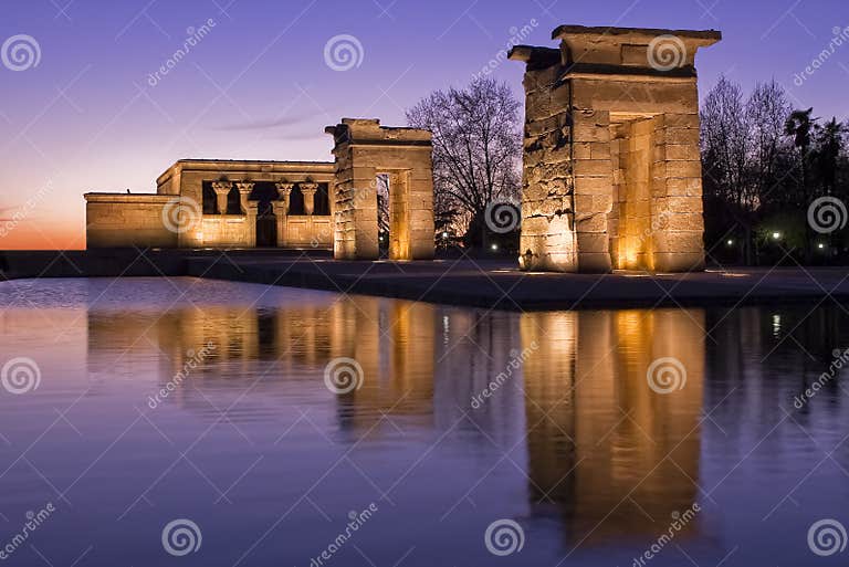Temple of Debod stock image. Image of antique, karnak - 15874261