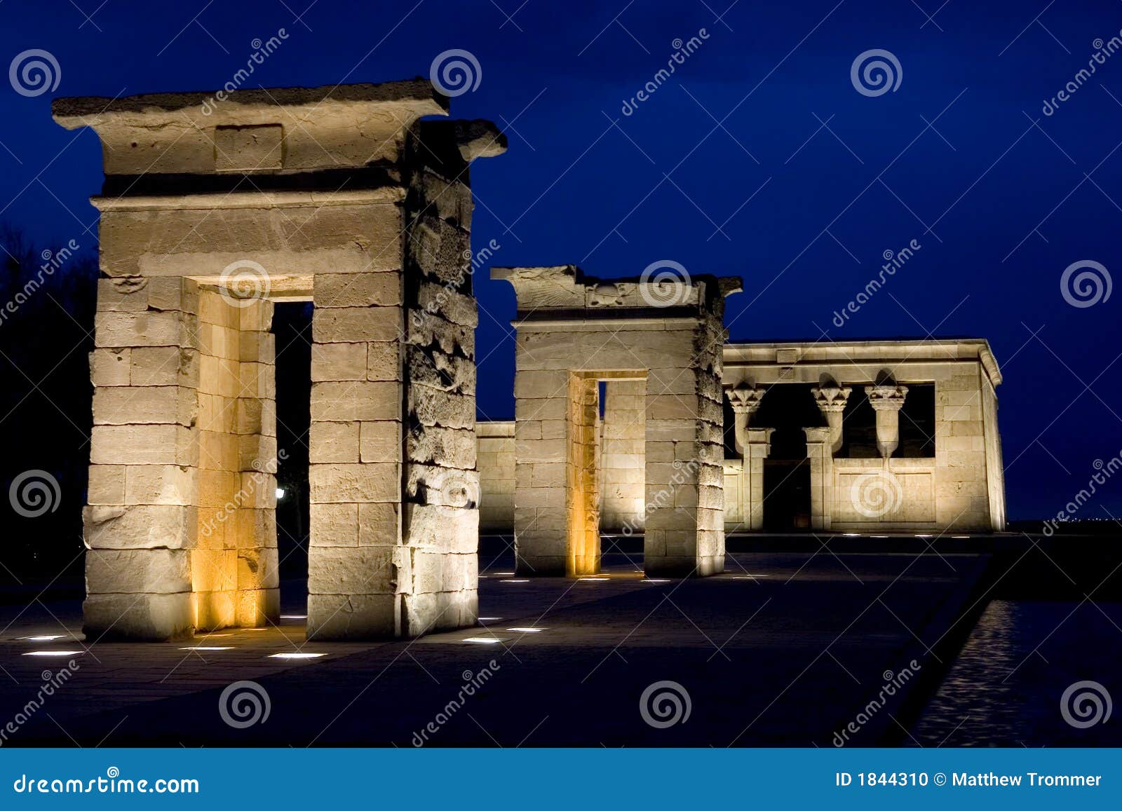 Temple of Debod - Closeup stock photo. Image of egypt - 1844310