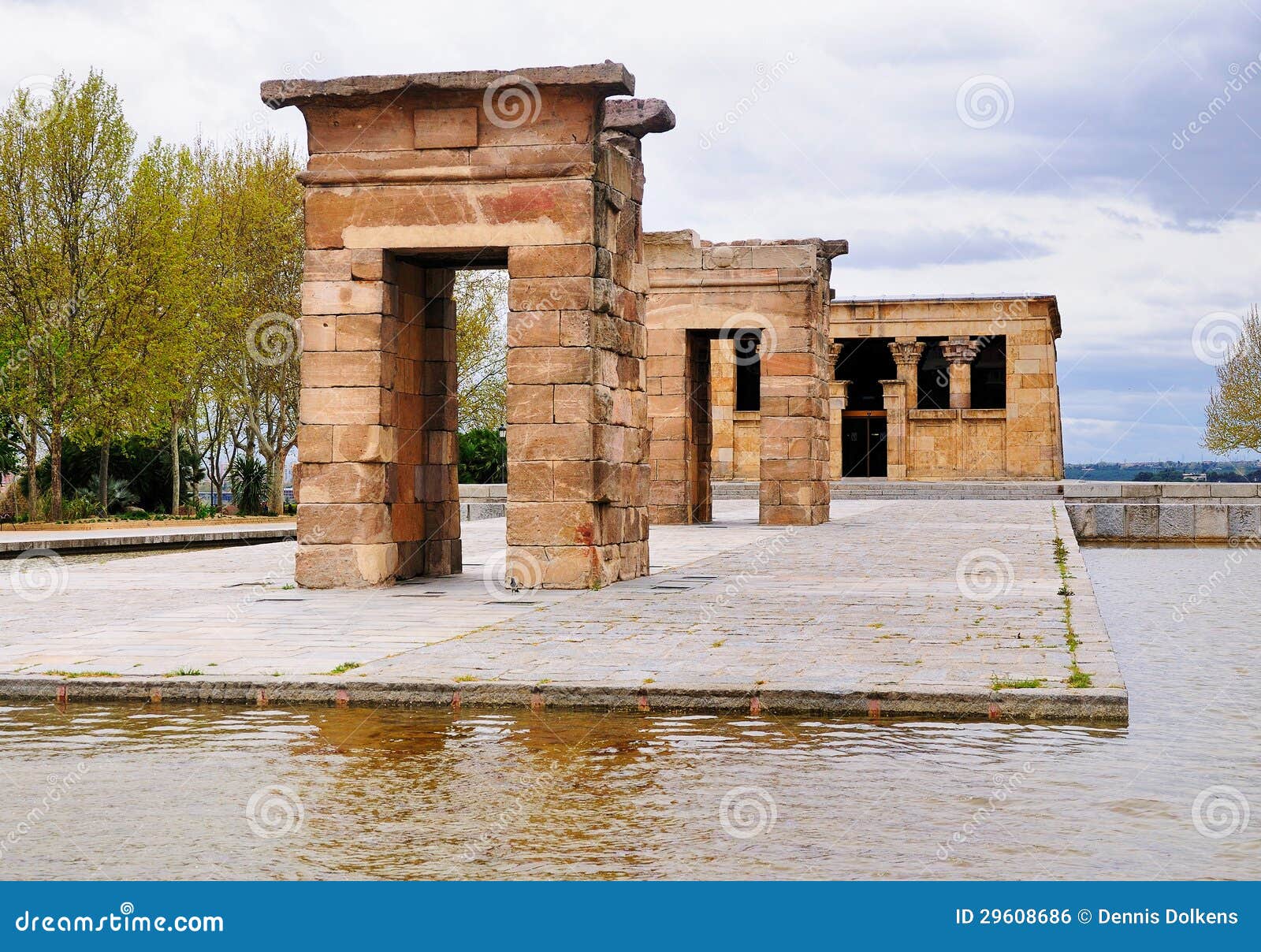 Temple of Debod, Madrid stock photo. Image of tourist - 29608686