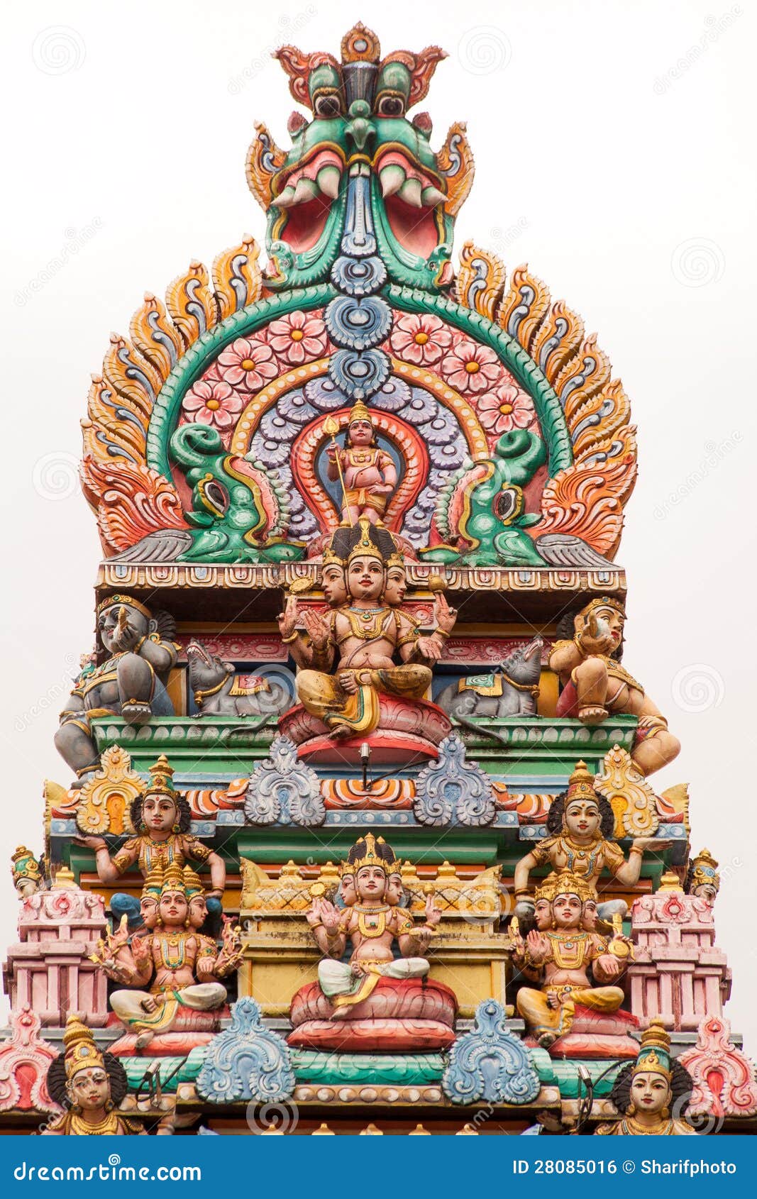 Temple decoration stock photo. Image of sculpture, deity - 28085016