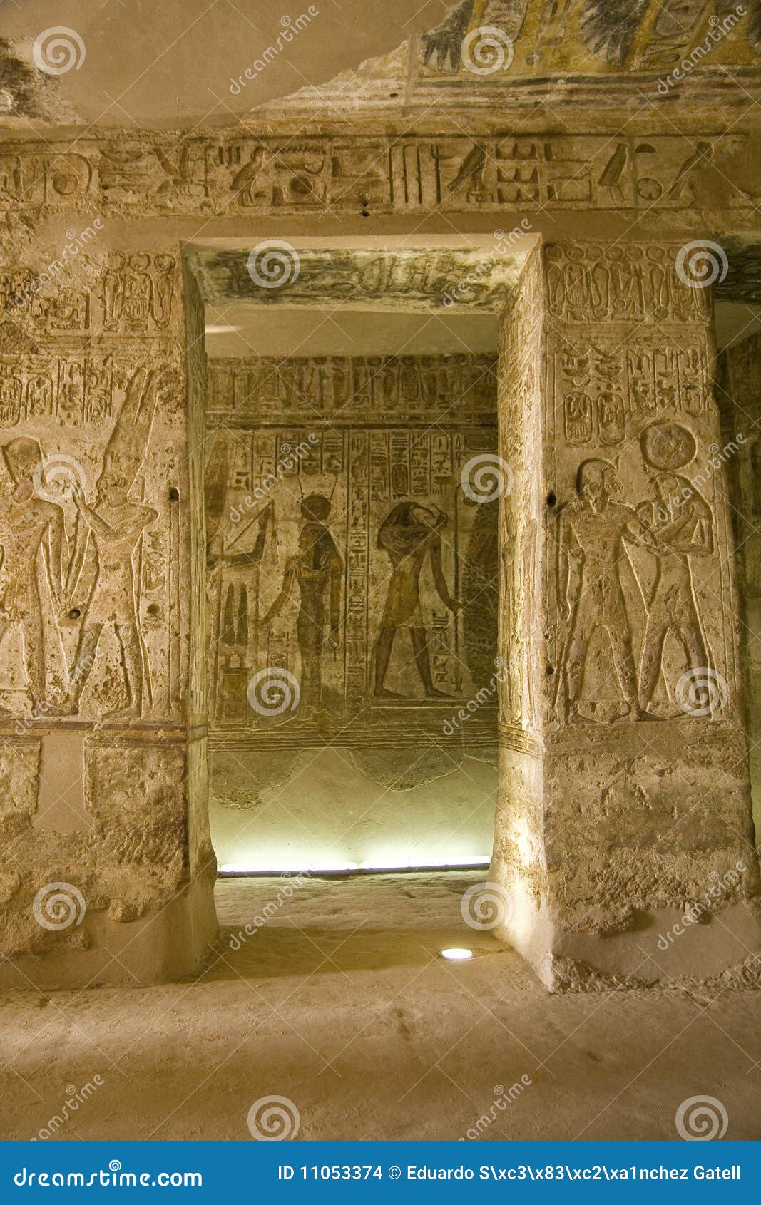 Temple of Derr stock photo. Image of color, desert, pyramid - 11053374