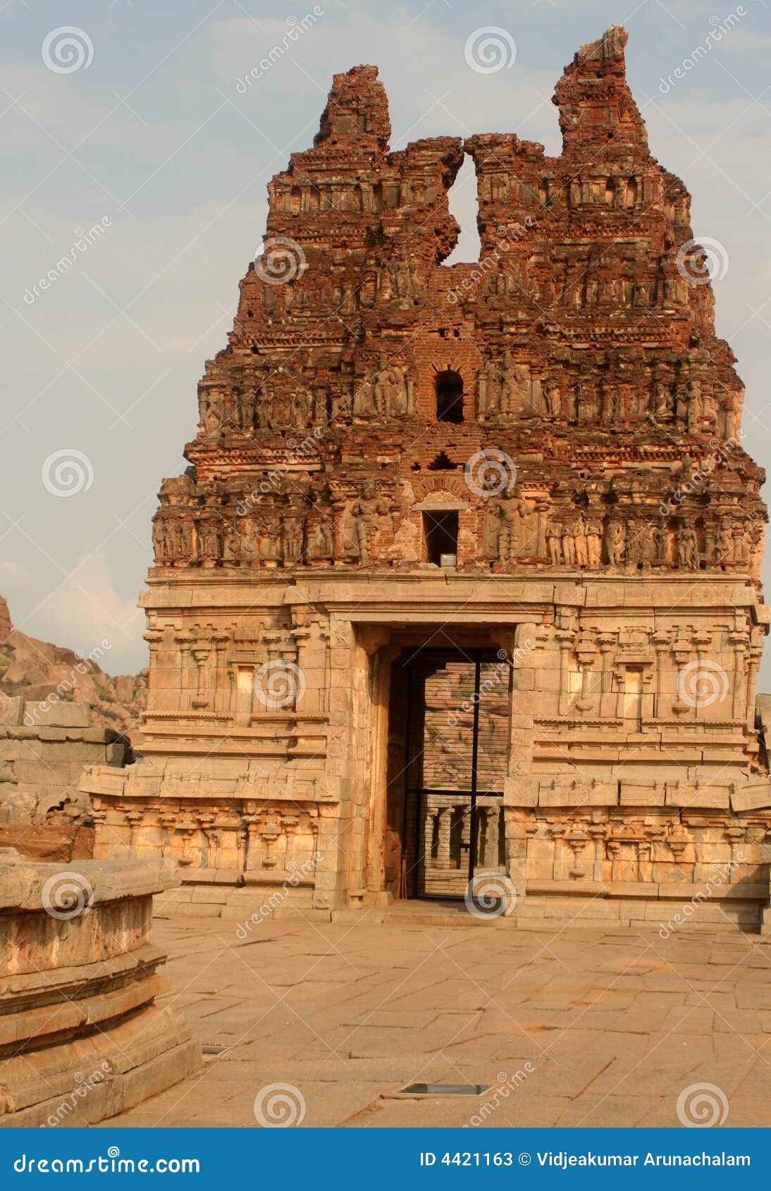 Temple destroyed stock image. Image of empire, travel - 4421163