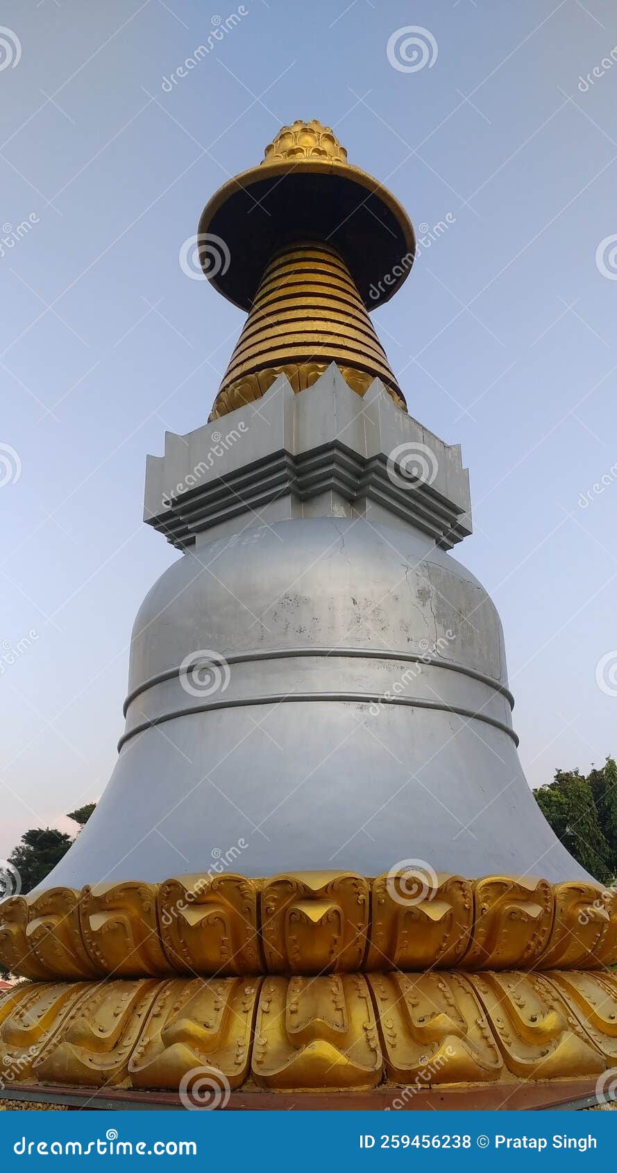 The Temple Dome in Buddhism, Stock Photo - Image of dome, shape: 259456238