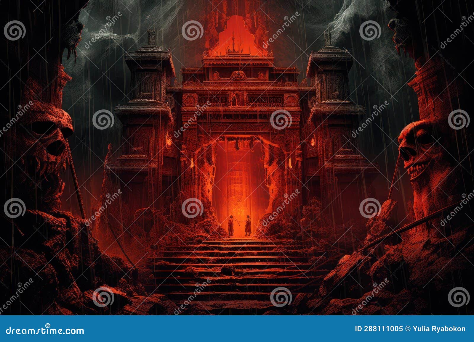 Temple of Doom. Generate Ai Stock Illustration - Illustration of demon ... Temple of Doom. Generate Ai Stock Illustration - Illustration of demon ...