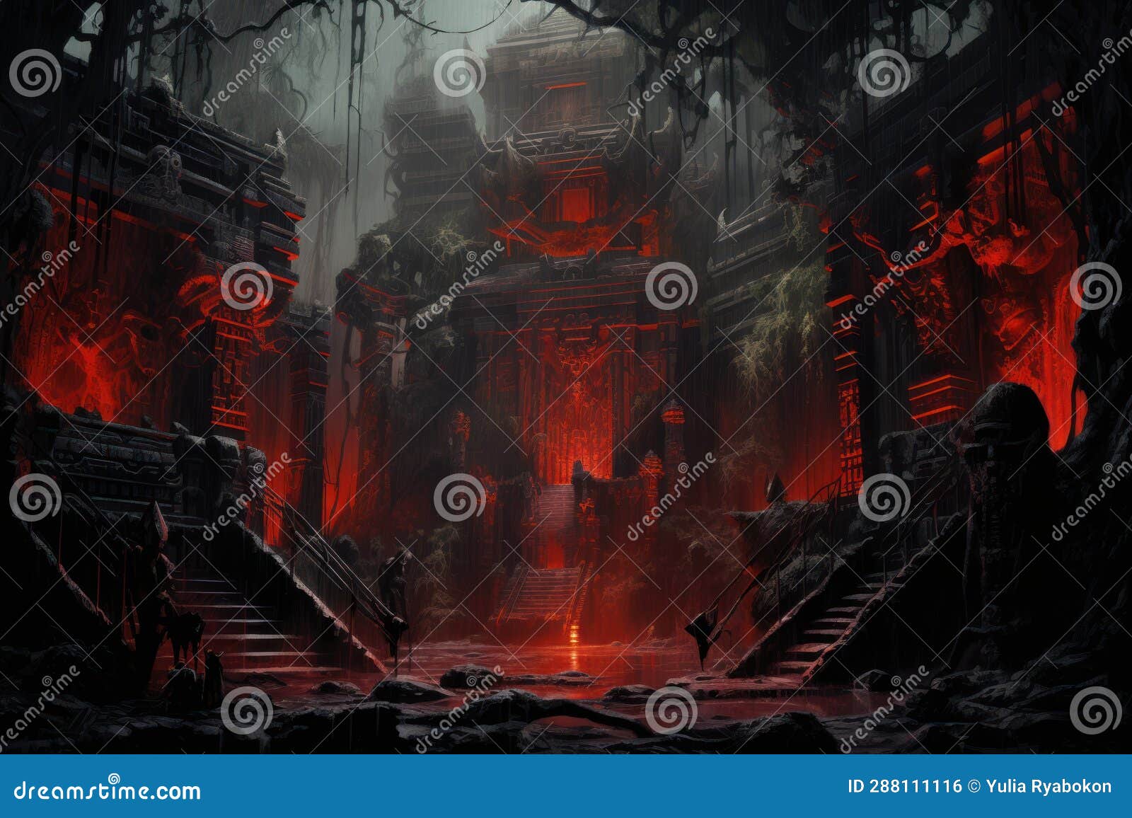 Temple of Doom Stairs. Generate Ai Stock Illustration - Illustration of ... Temple of Doom Stairs. Generate Ai Stock Illustration - Illustration of ...