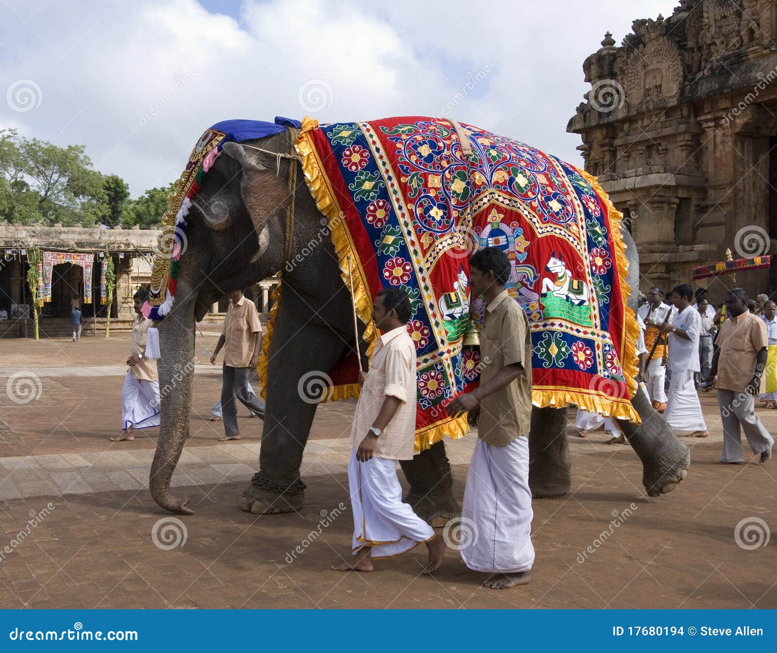 Temple Elephant - Thanjavur - India Editorial Stock Image - Image of ...