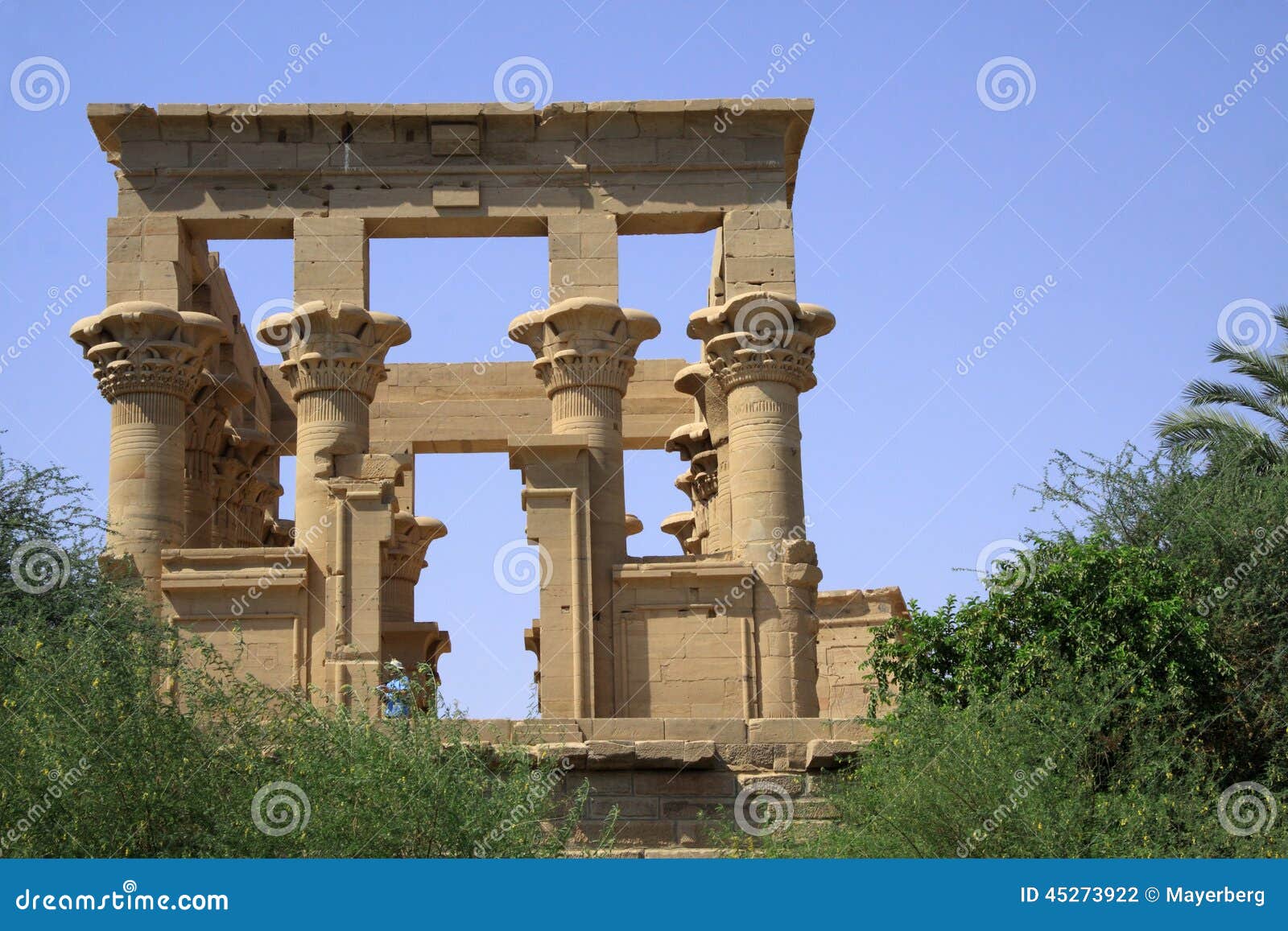 Temple on Elephantine Island Stock Photo - Image of island, archeology ...