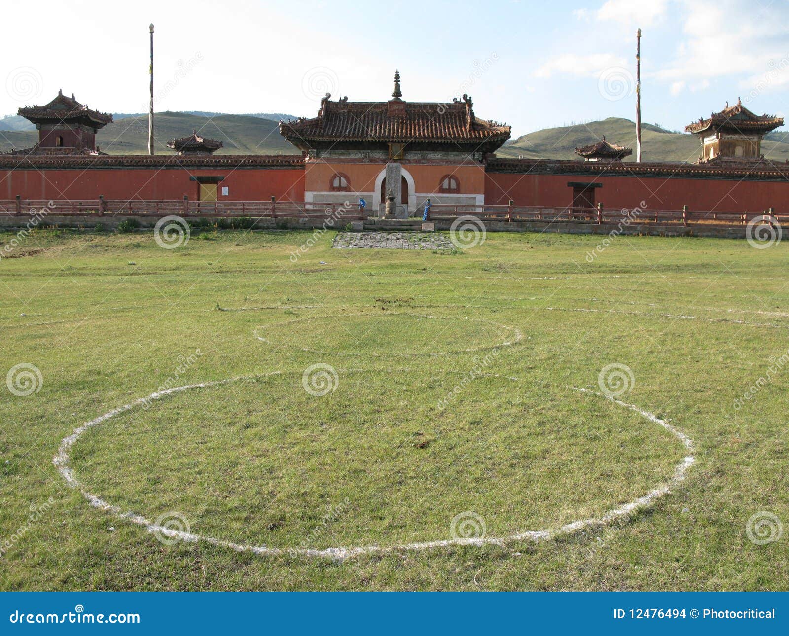 Temple Entrance stock photo. Image of circle, temple - 12476494