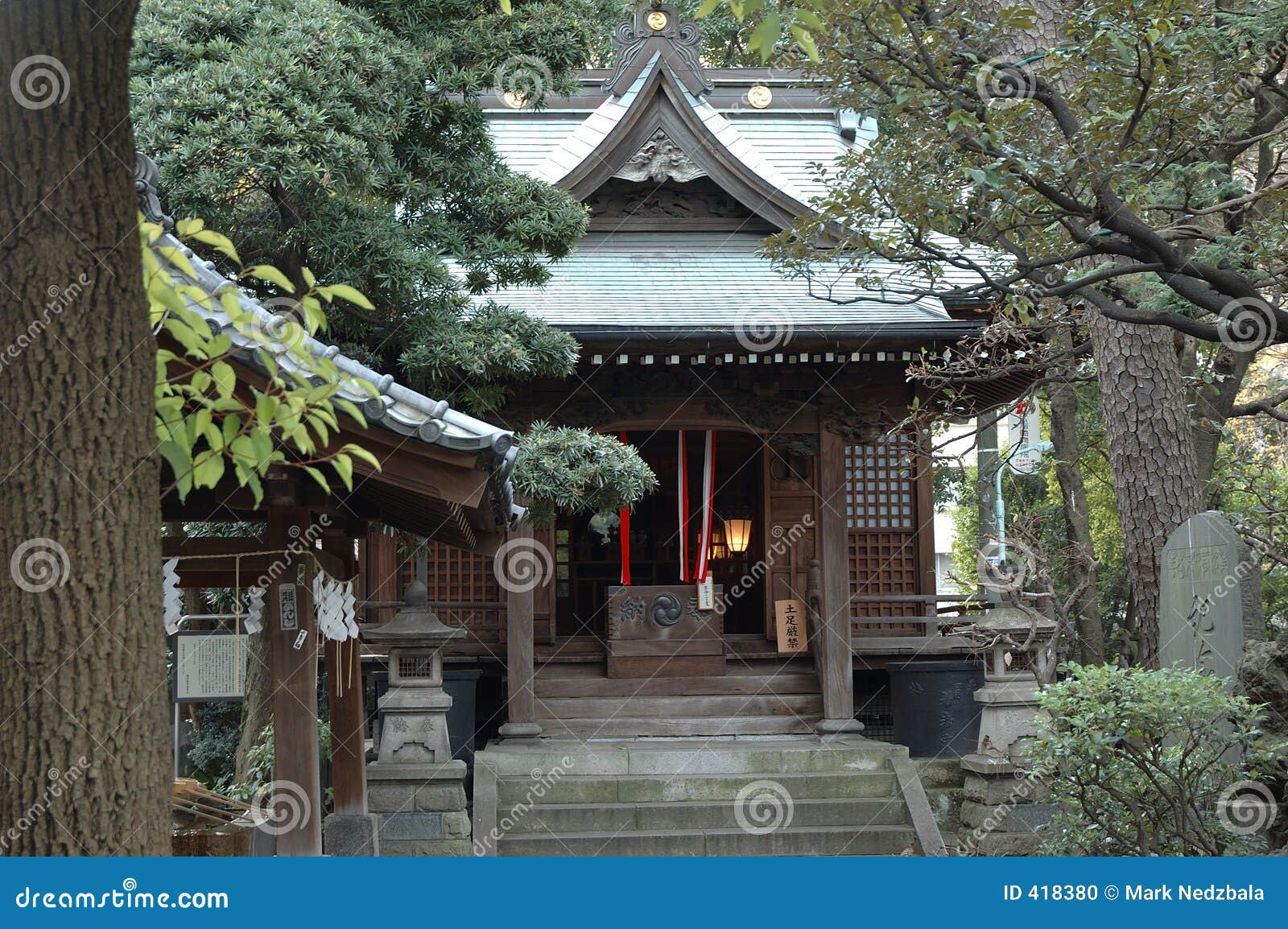 Temple entry stock photo. Image of steps, building, roof - 418380