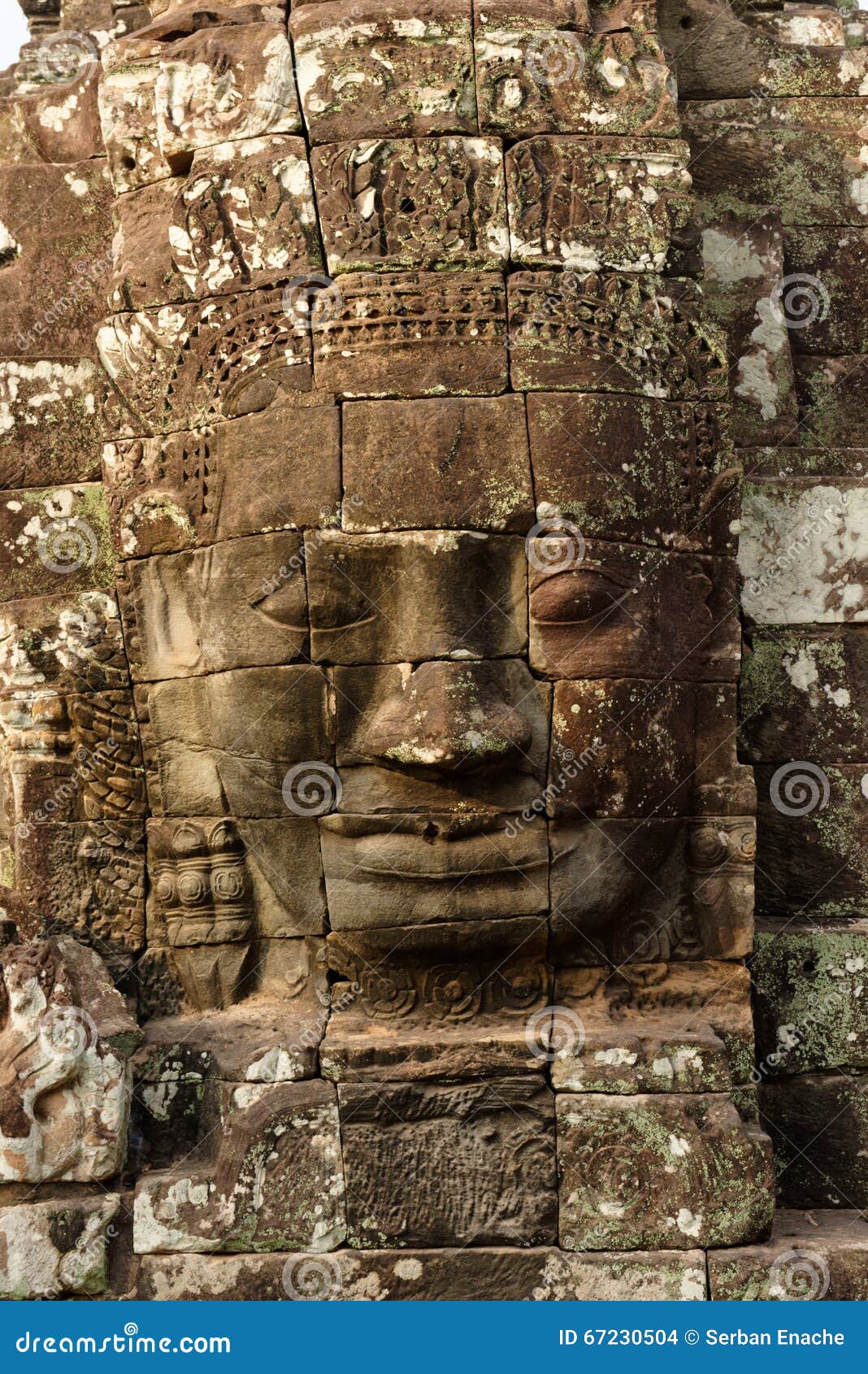 Temple of 1000 Faces in Angkor Wat Stock Photo - Image of cambodia ...