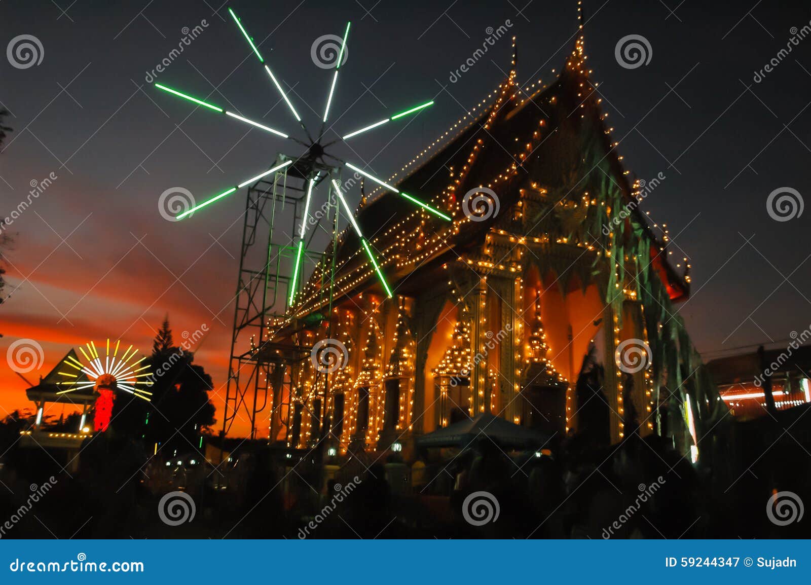 Temple Fair is an Annual Tradition Editorial Photography - Image of ...