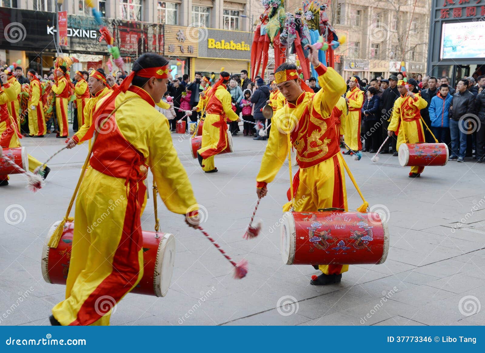 Temple Fair during Spring Festival Editorial Photo - Image of performer ...