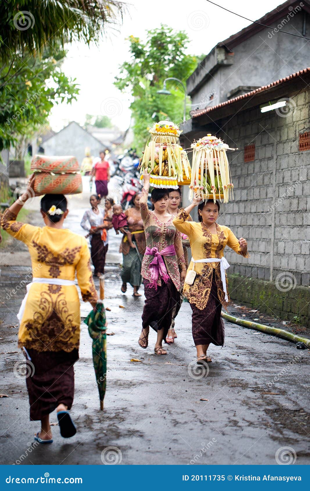 Temple Festival Odalan editorial image. Image of ethnicity - 20111735