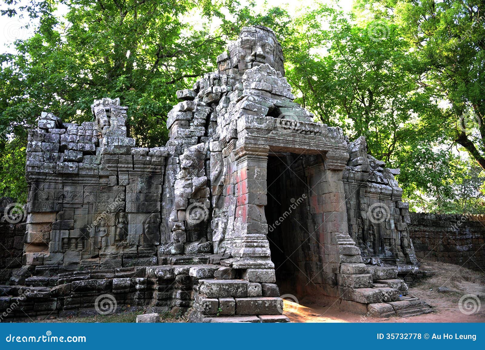 Temple in the Forest ,Angkor Wat Cambodia Stock Photo - Image of angkor ...