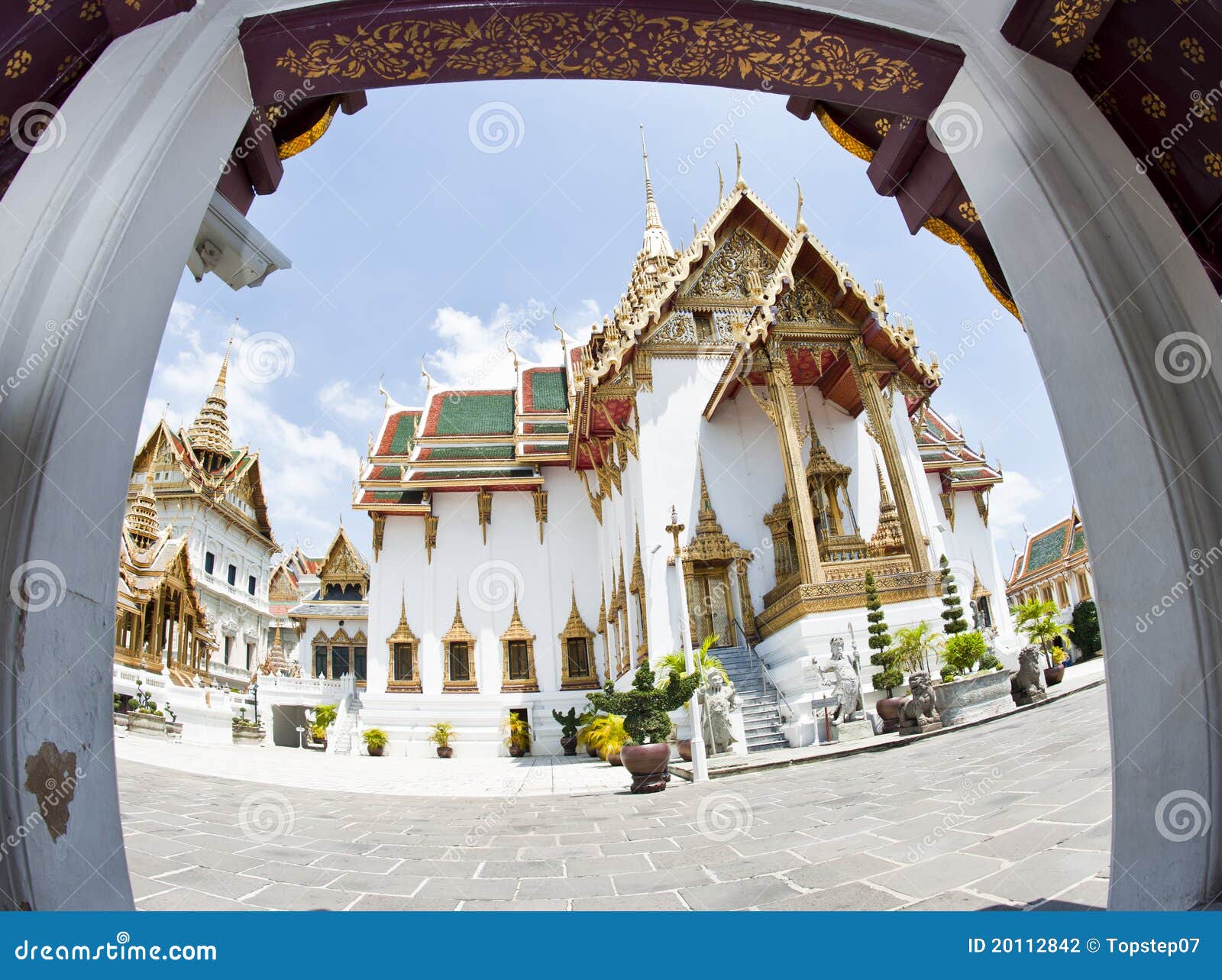 Temple in the frame stock photo. Image of king, travel - 20112842