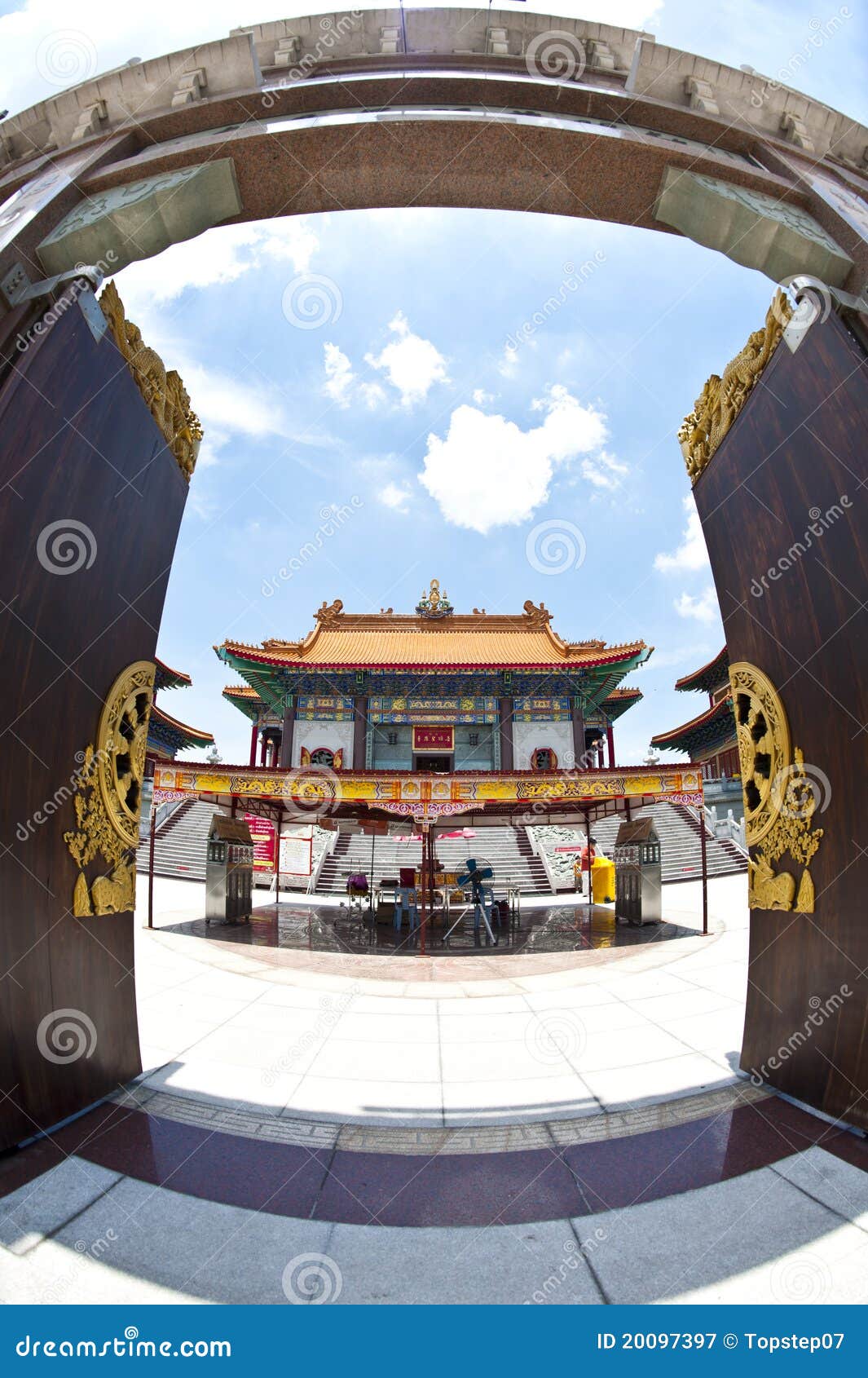 Temple gate stock image. Image of buddha, structure, belief - 20097397