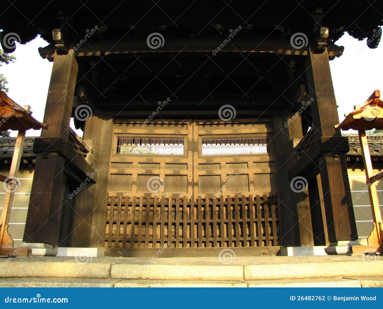 Temple Gate stock photo. Image of kyoto, summer, gate - 26482762