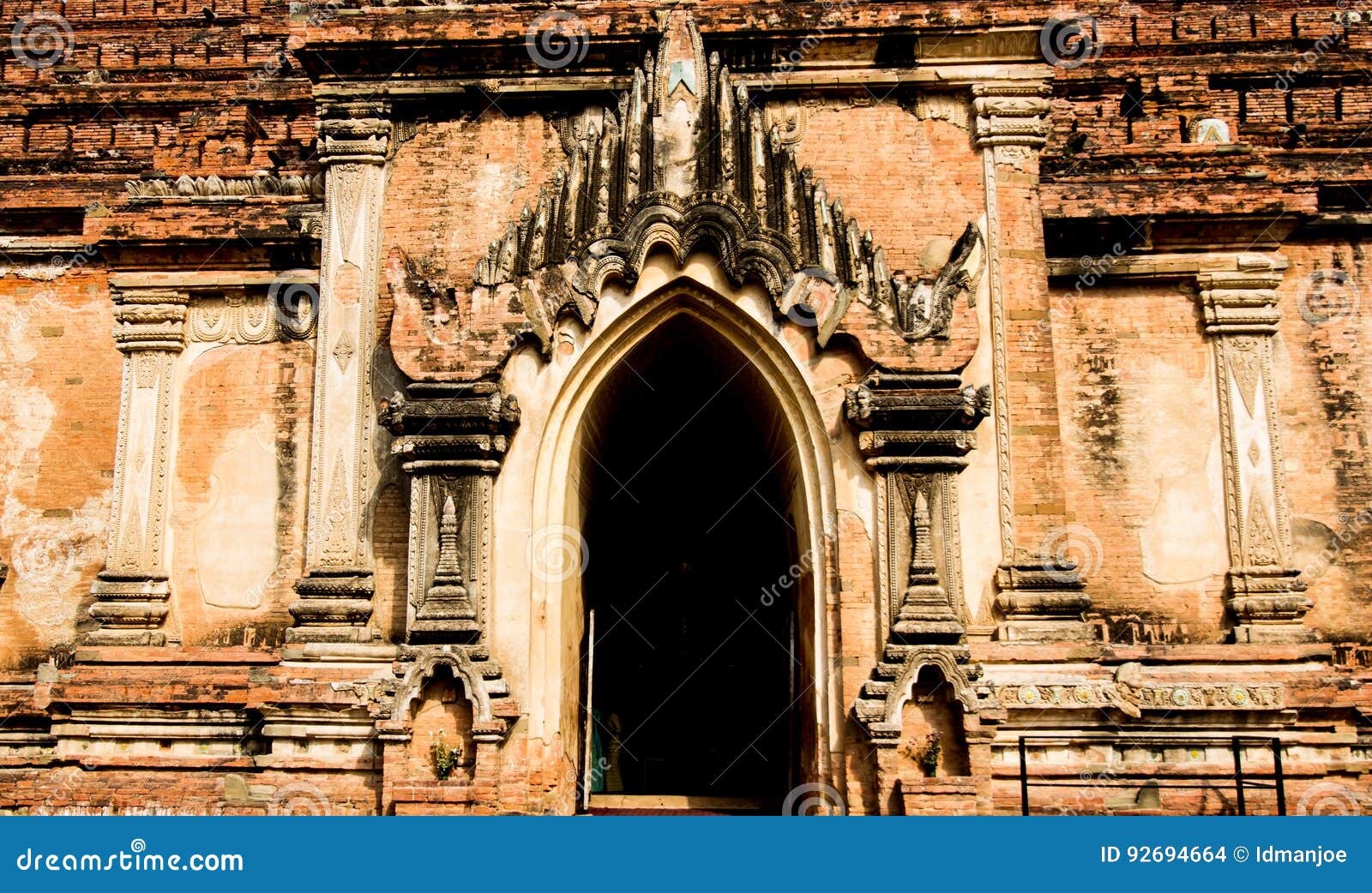 Temple gate stock photo. Image of asia, beautiful, heritage - 92694664