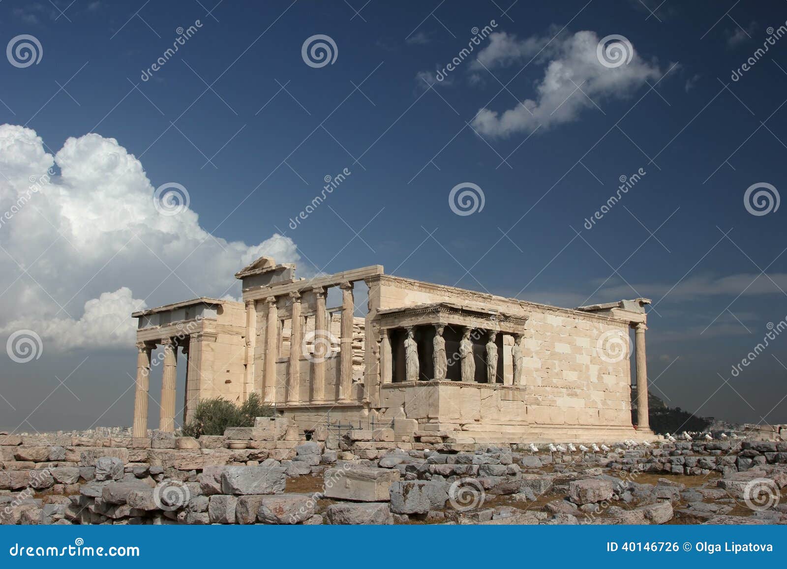 Temple grec photo stock. Image du classique, vacances - 40146726