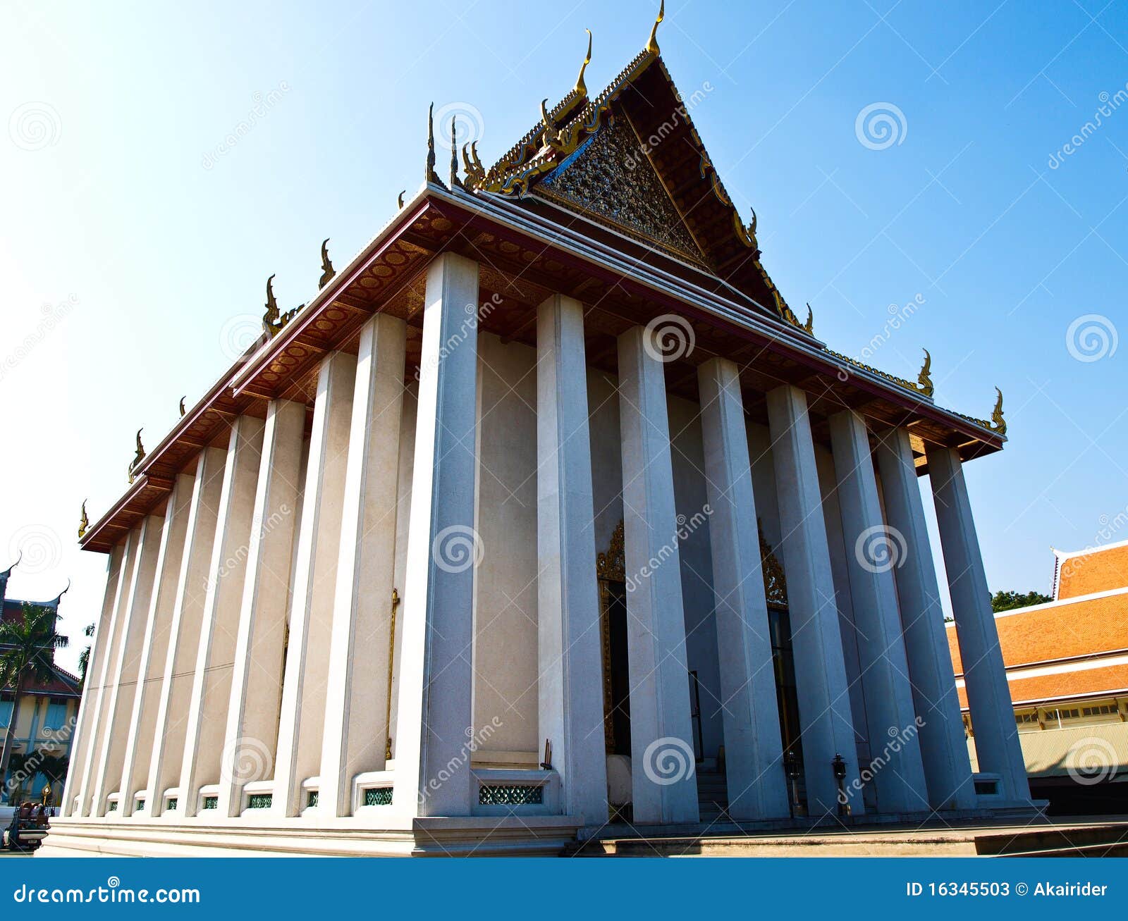 Temple on the ground stock image. Image of open, asian - 16345503