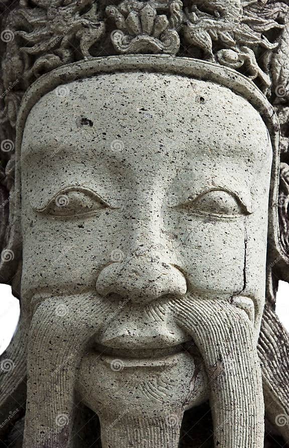 Temple guard statue stock photo. Image of happy, palace - 14644014