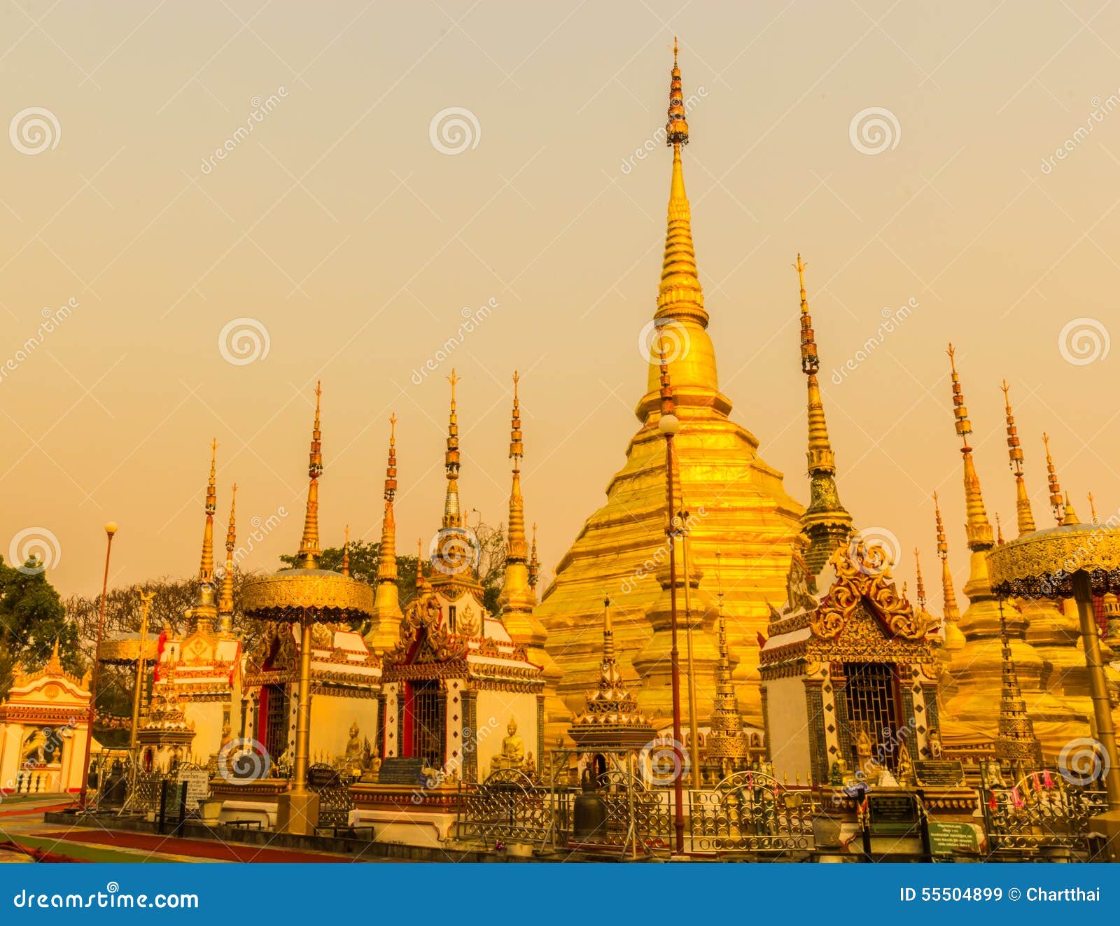 Temple editorial stock image. Image of buddhism, chiang - 55504899