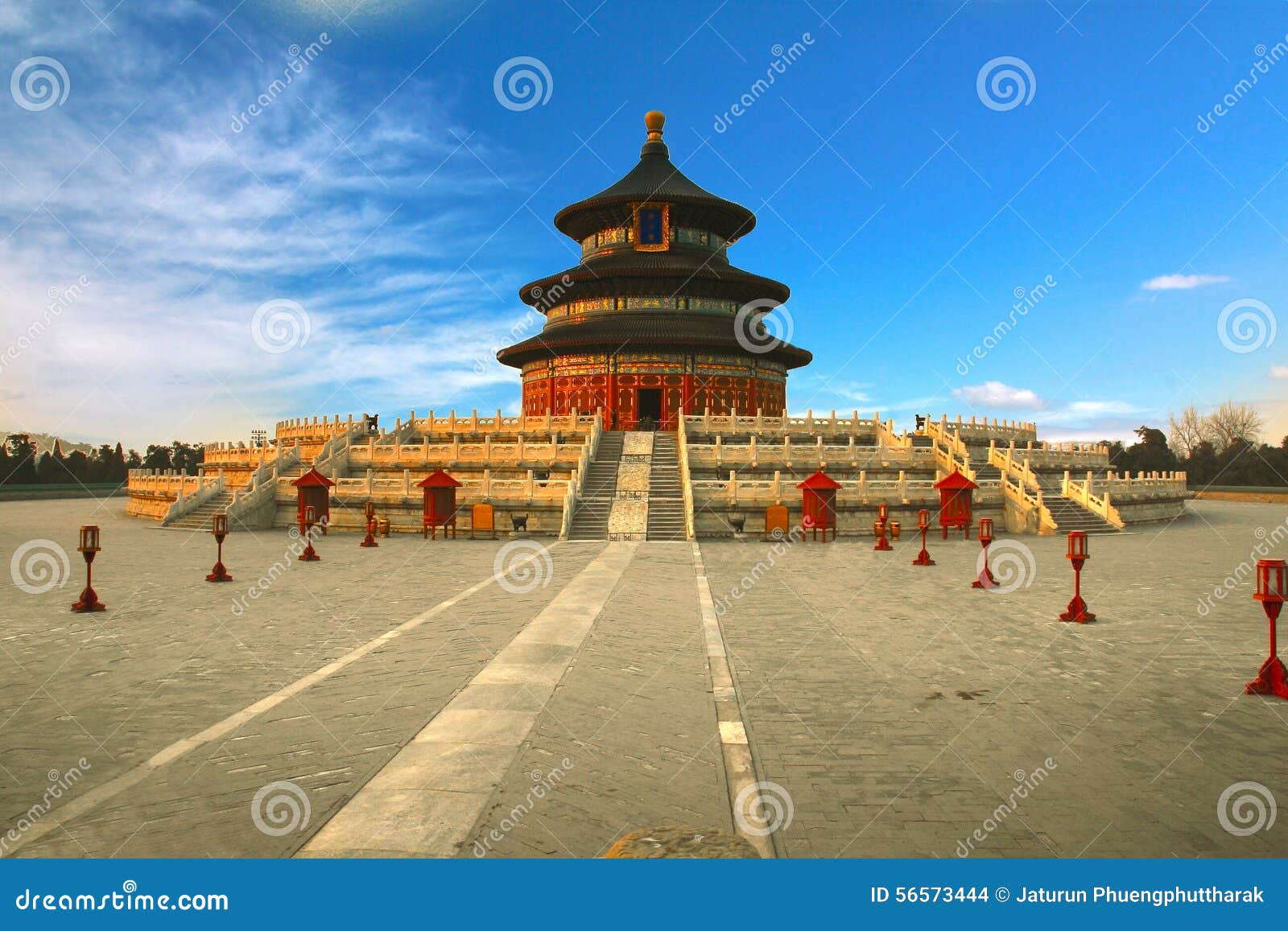 Temple of Heaven in Beijing , China Stock Photo - Image of asia, heaven ...