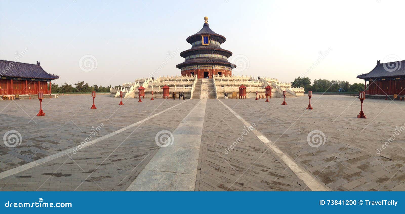 Temple of Heaven in Beijing Panorama Stock Photo - Image of beijing ...