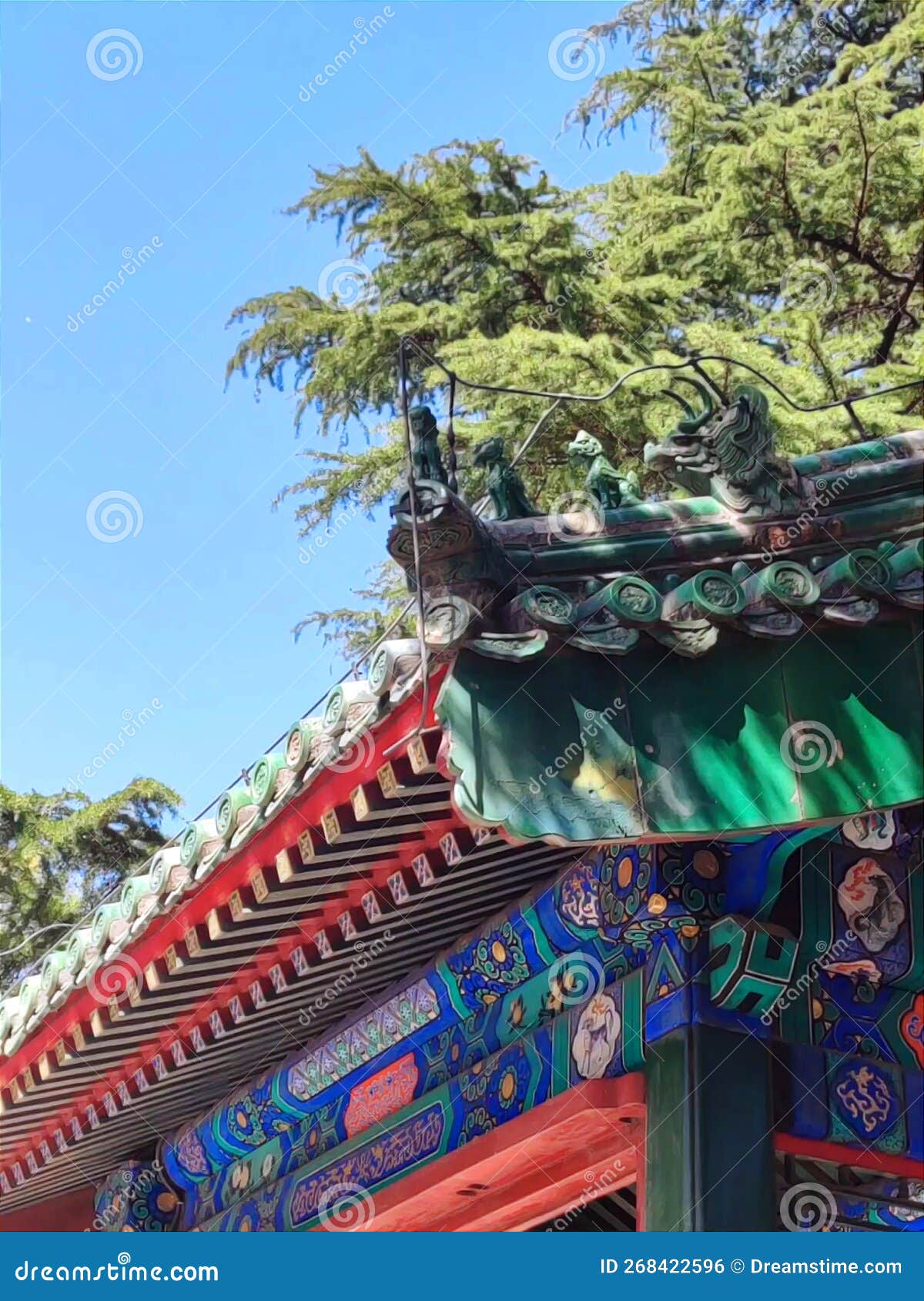 Temple of Heaven stock photo. Image of tree, landmark - 268422596