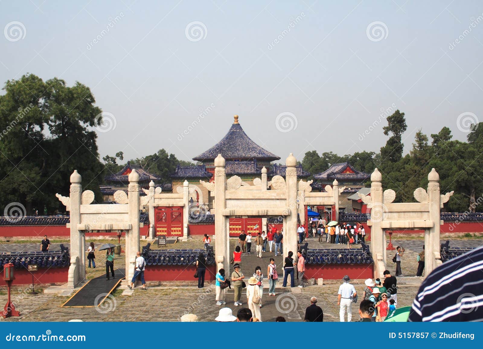 Temple of Heaven (Tian Tan) in Beijing Stock Image - Image of landmark ...