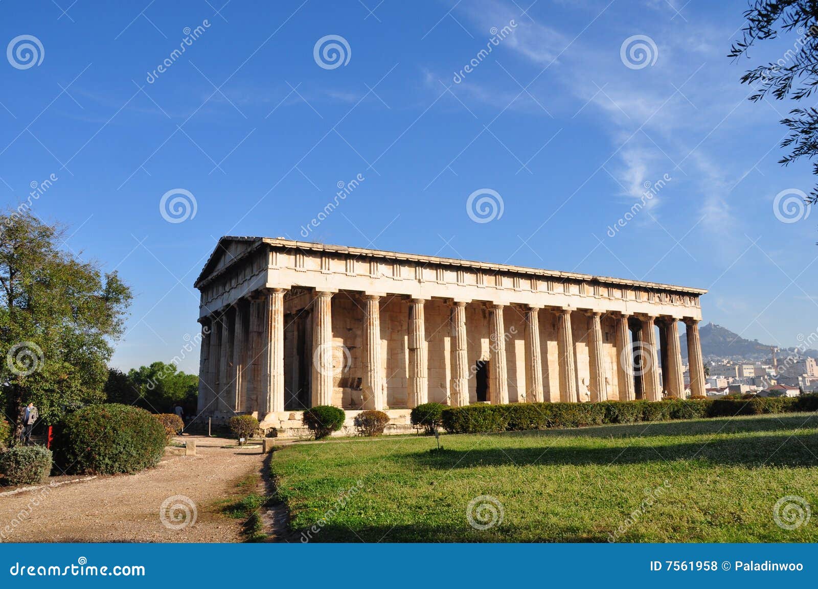 The Temple Of Hephaestus Or Hephaisteion Or Earlier As The Theseion A ...