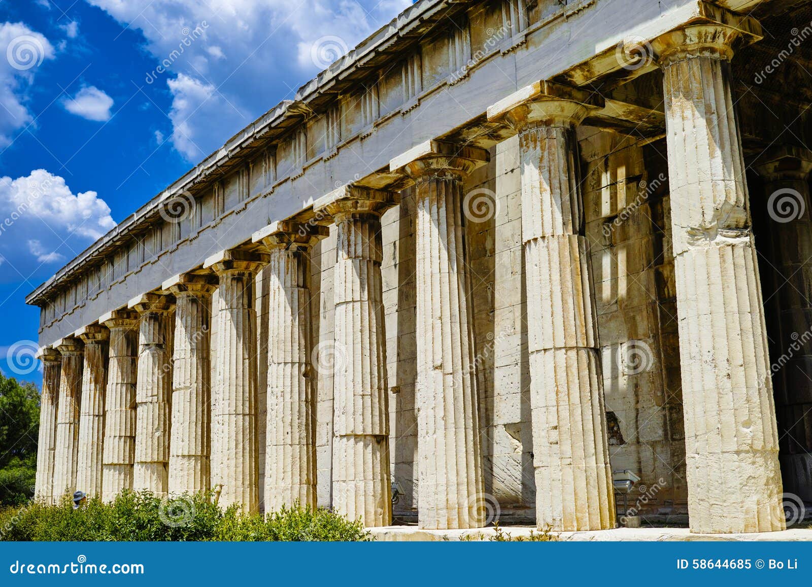 The Temple Of Hephaestus Is A Well-preserved Peripteral Greek Doric ...